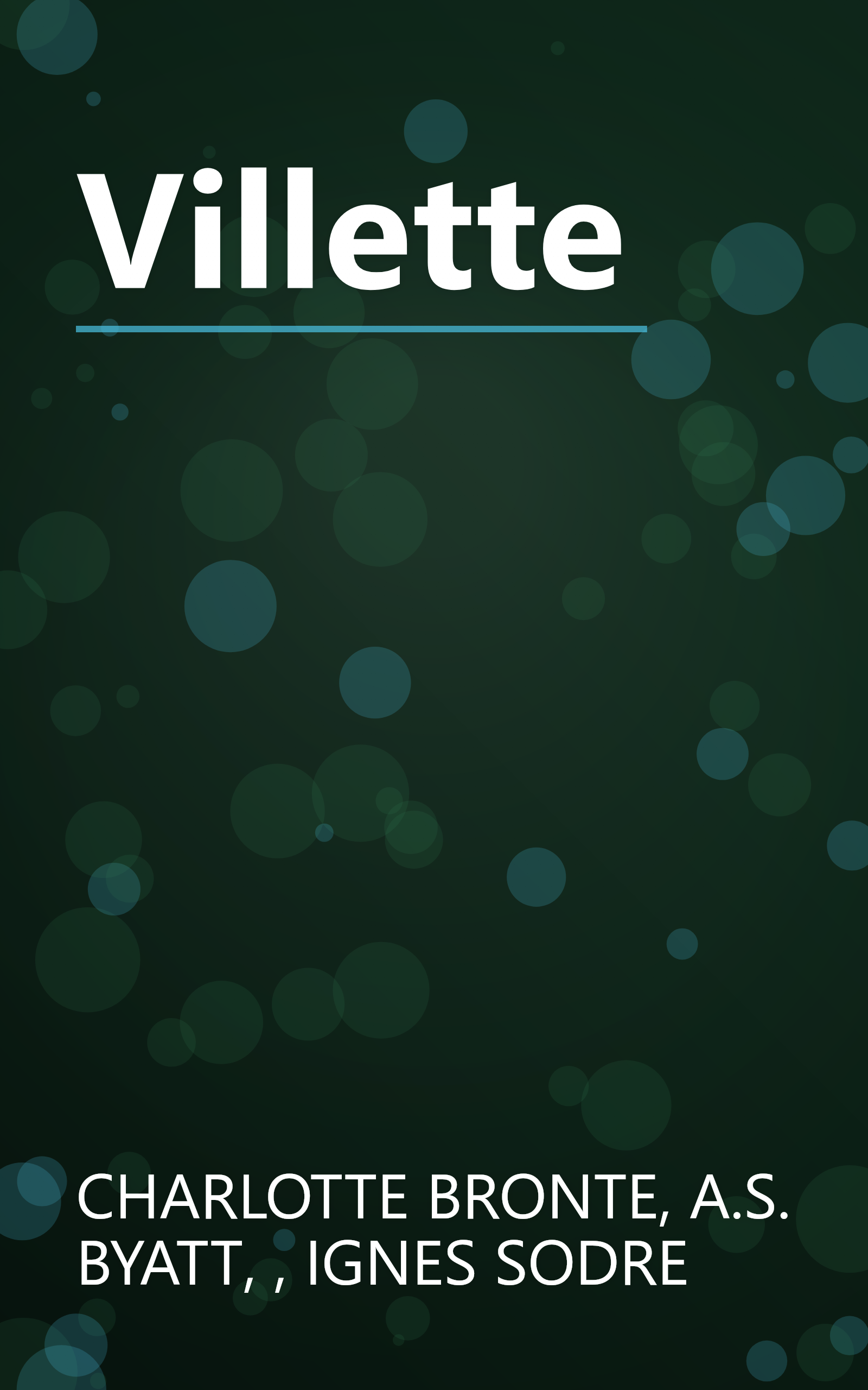 Villette book cover