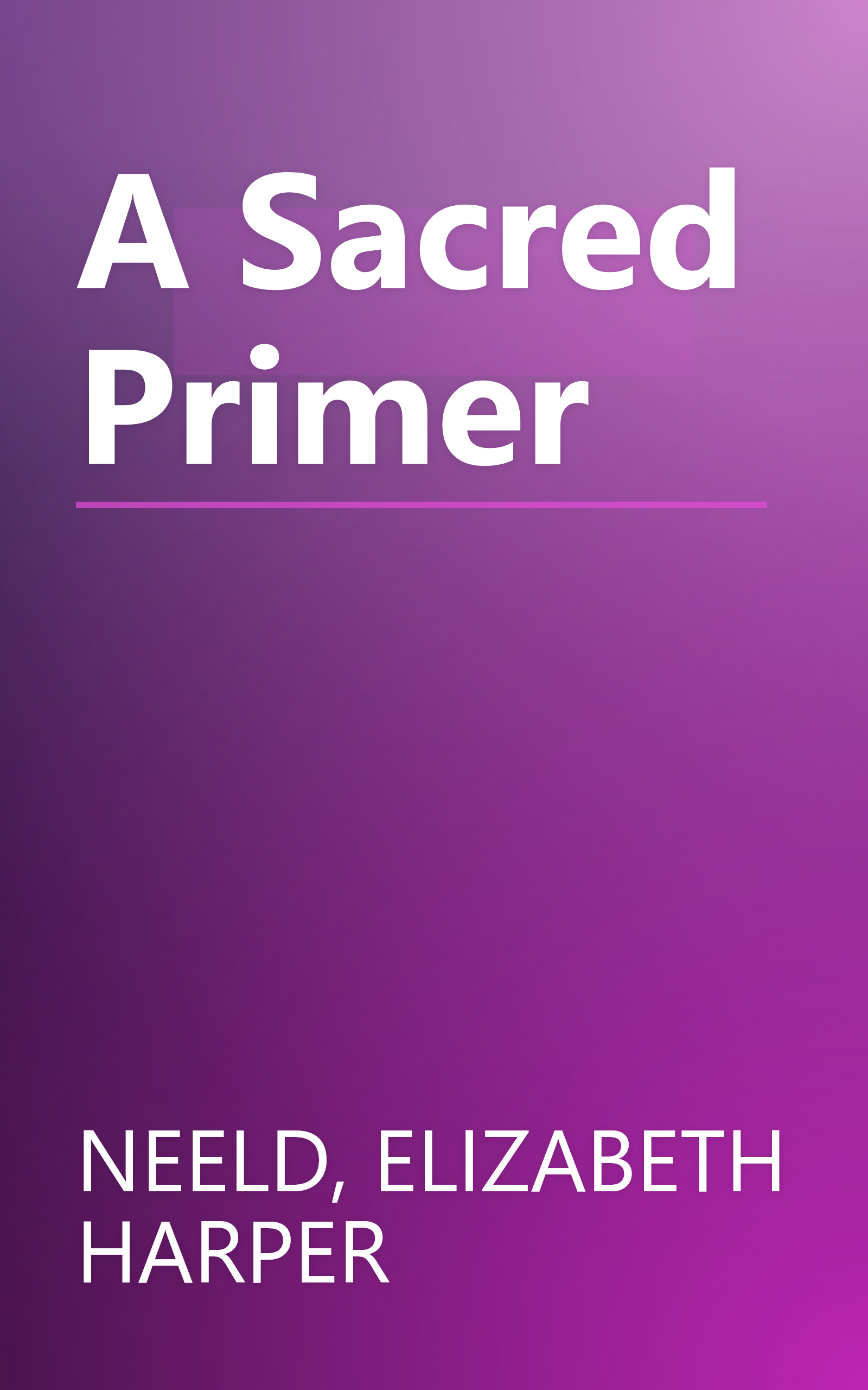 A Sacred Primer book cover