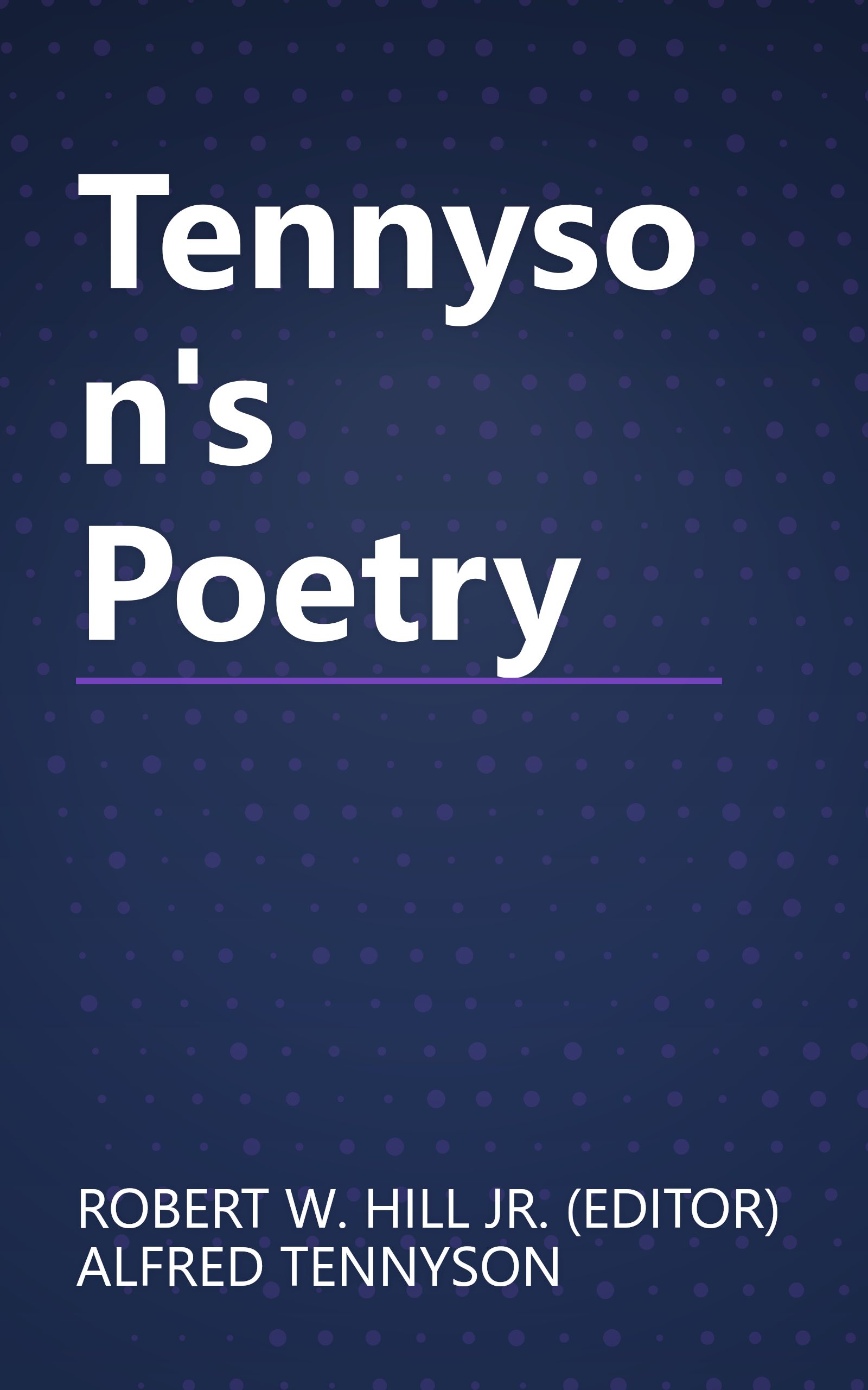 Tennyson's Poetry book cover