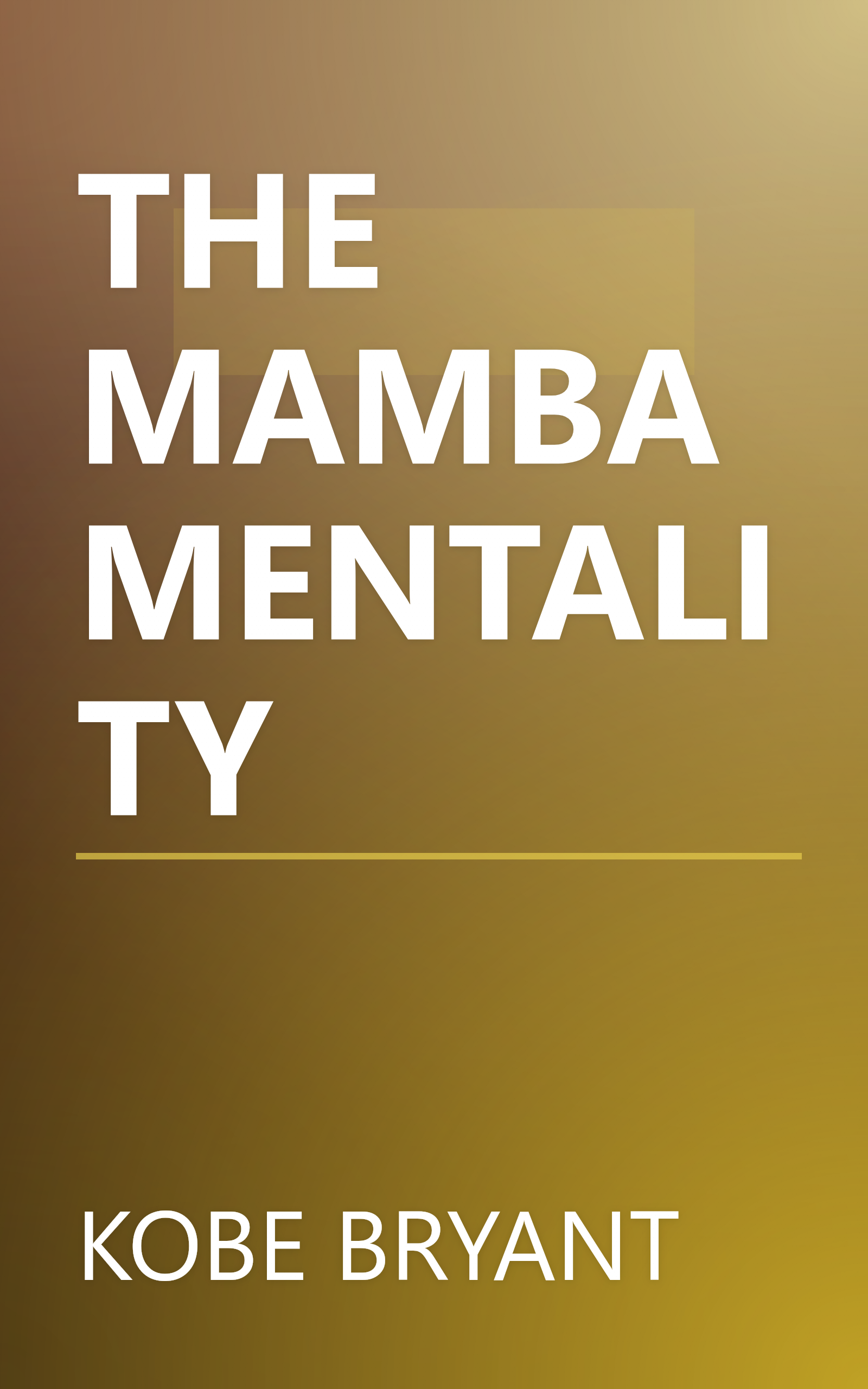 THE MAMBA MENTALITY book cover