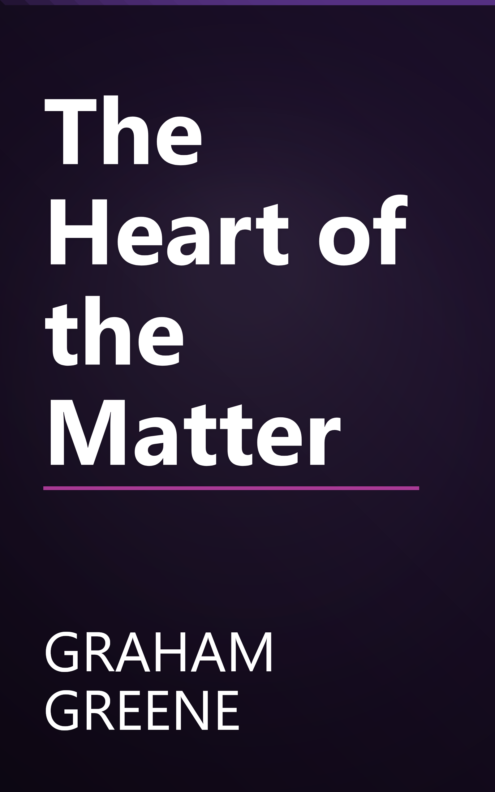 The Heart of the Matter book cover