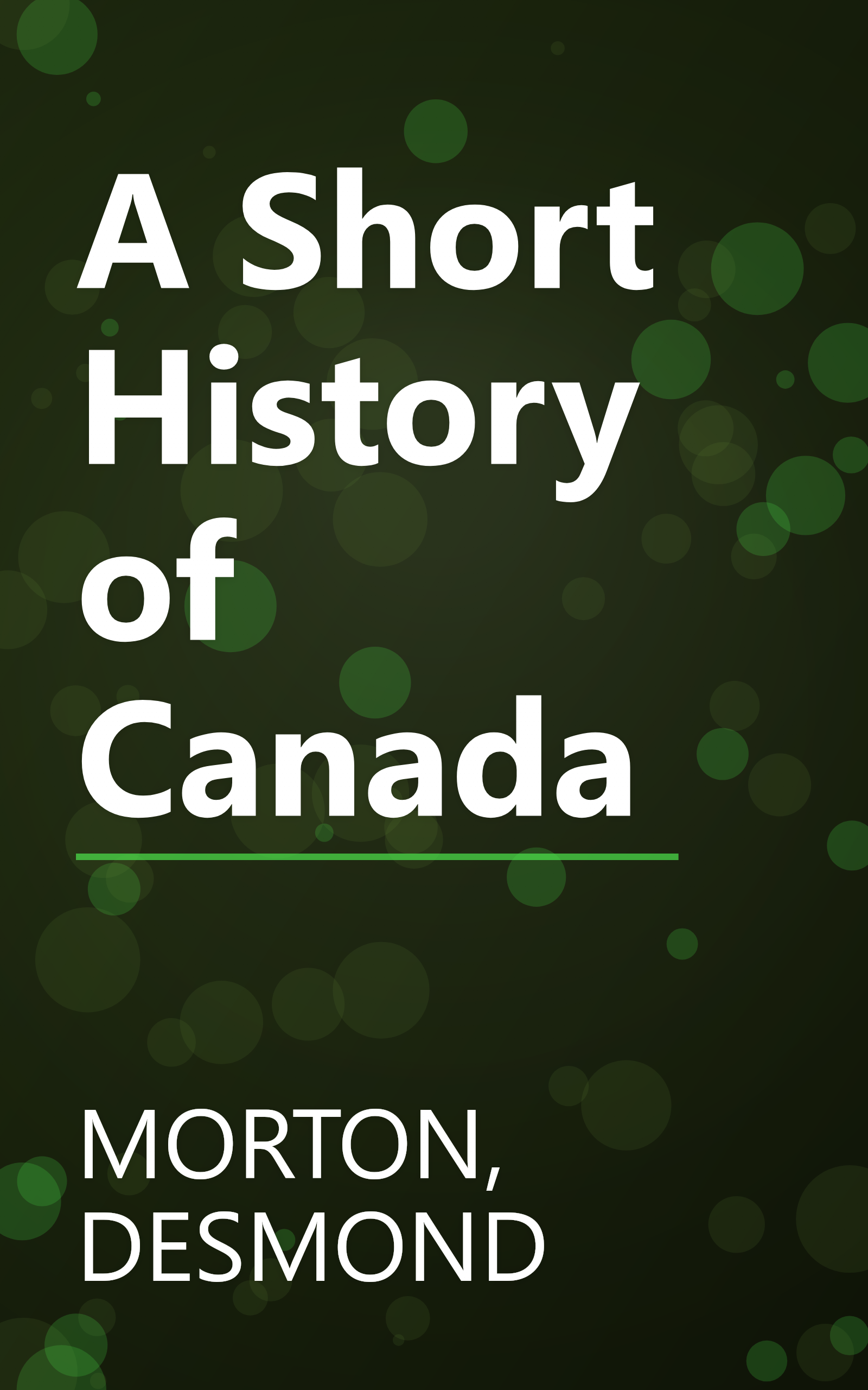 A Short History of Canada book cover