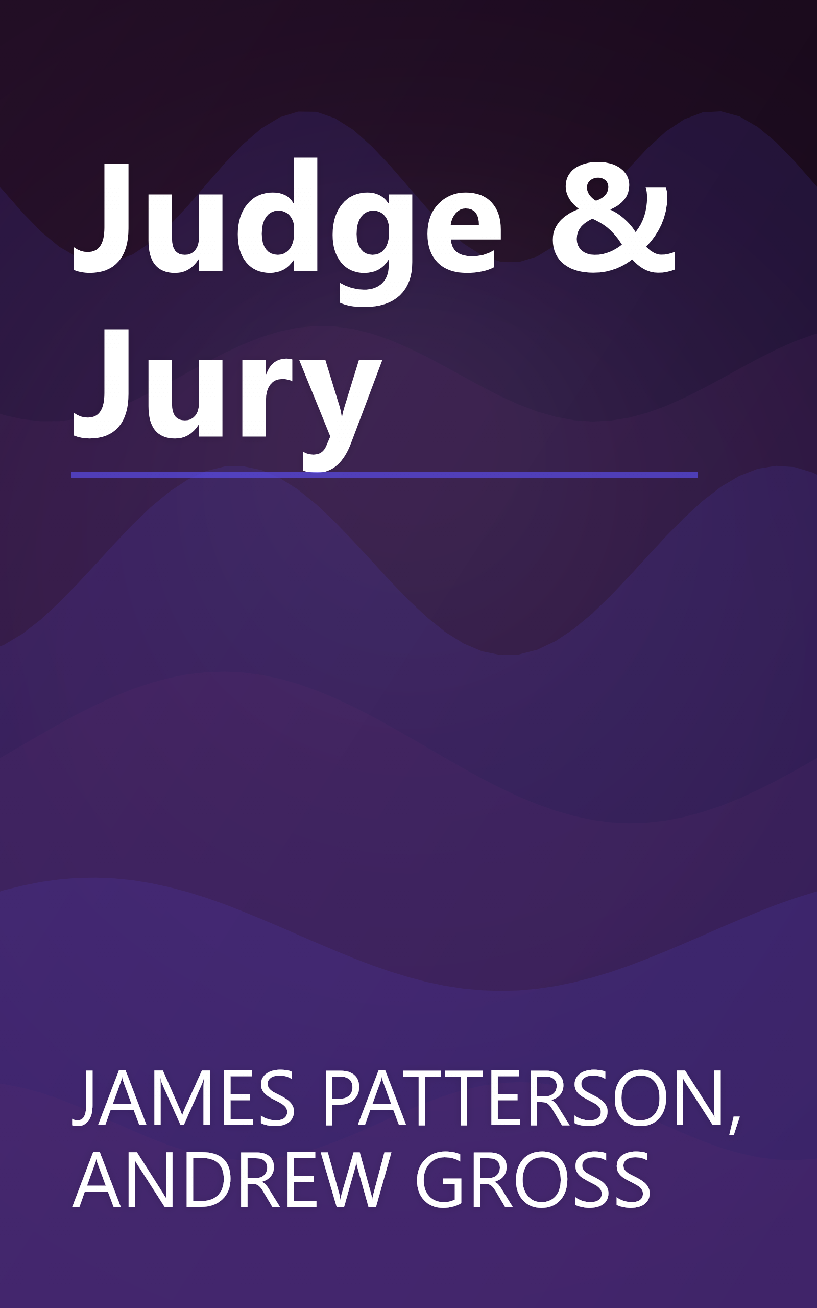 Judge & Jury book cover