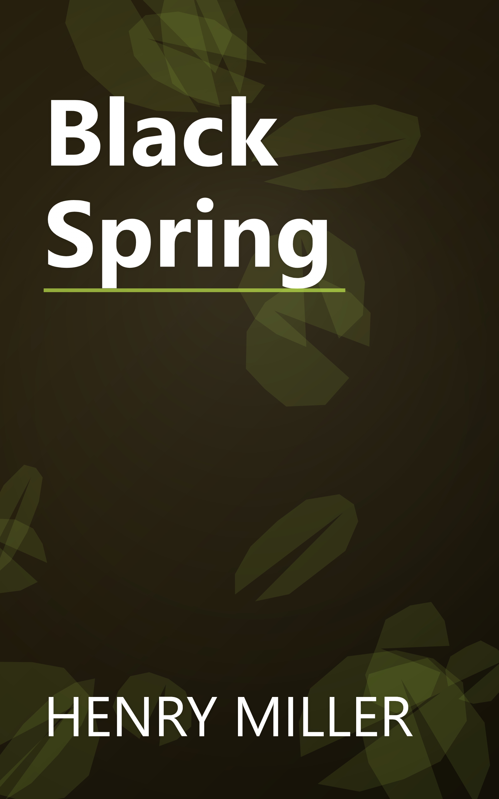 Black Spring book cover