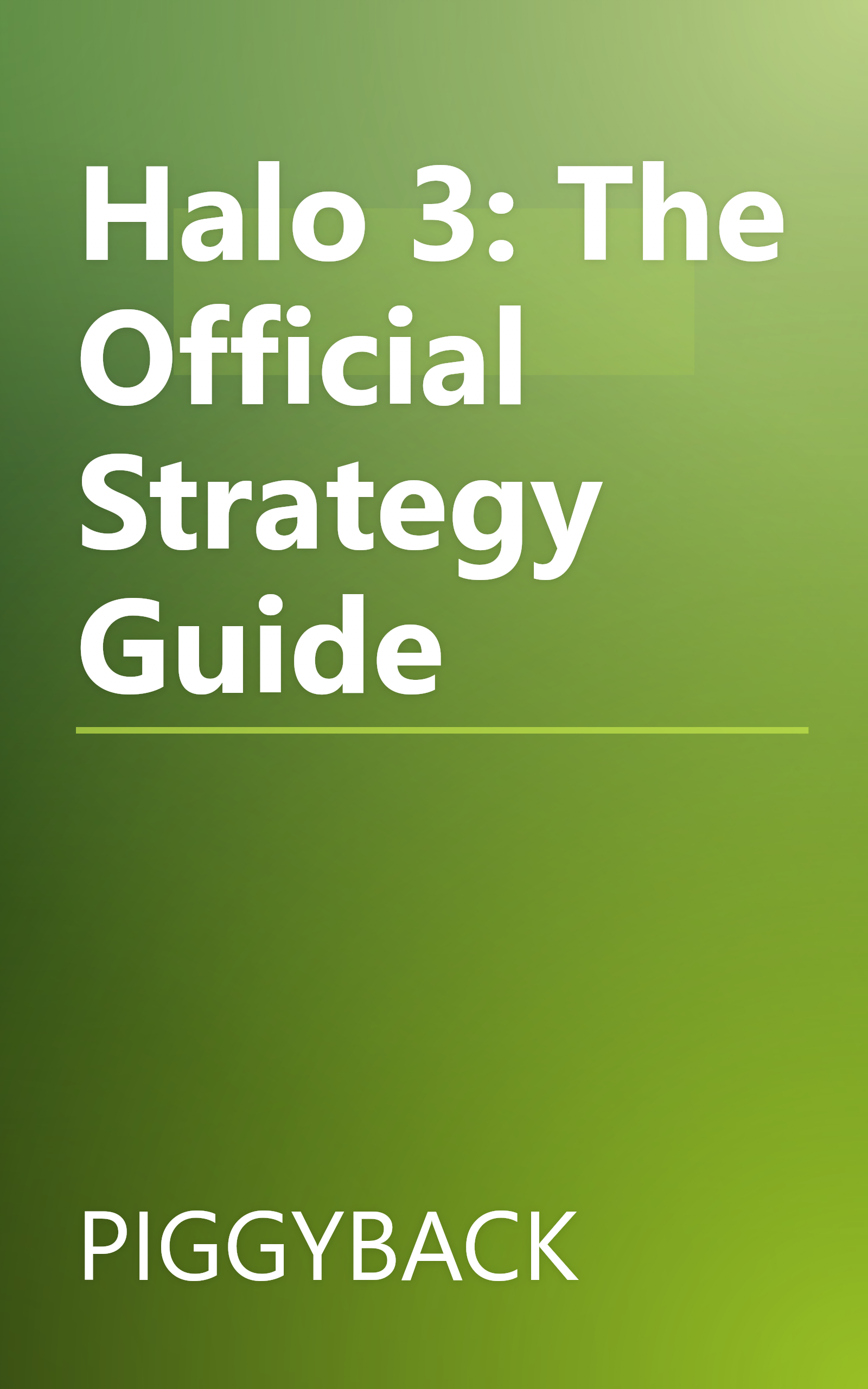 Halo 3: The Official Strategy Guide book cover