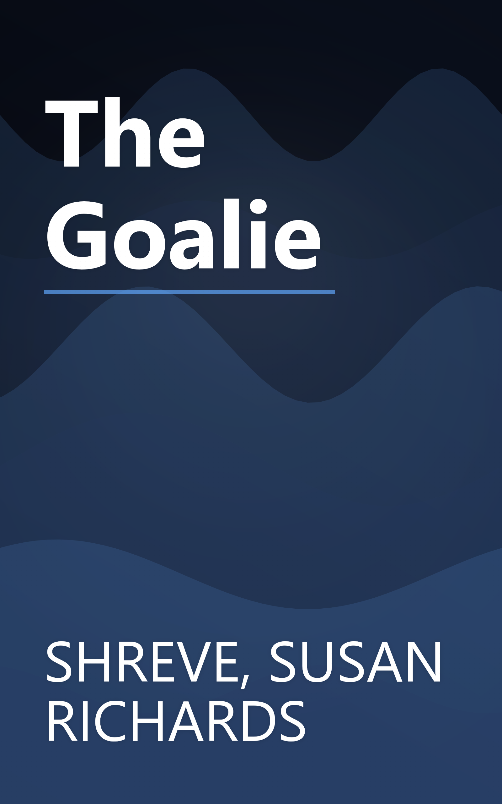 The Goalie book cover