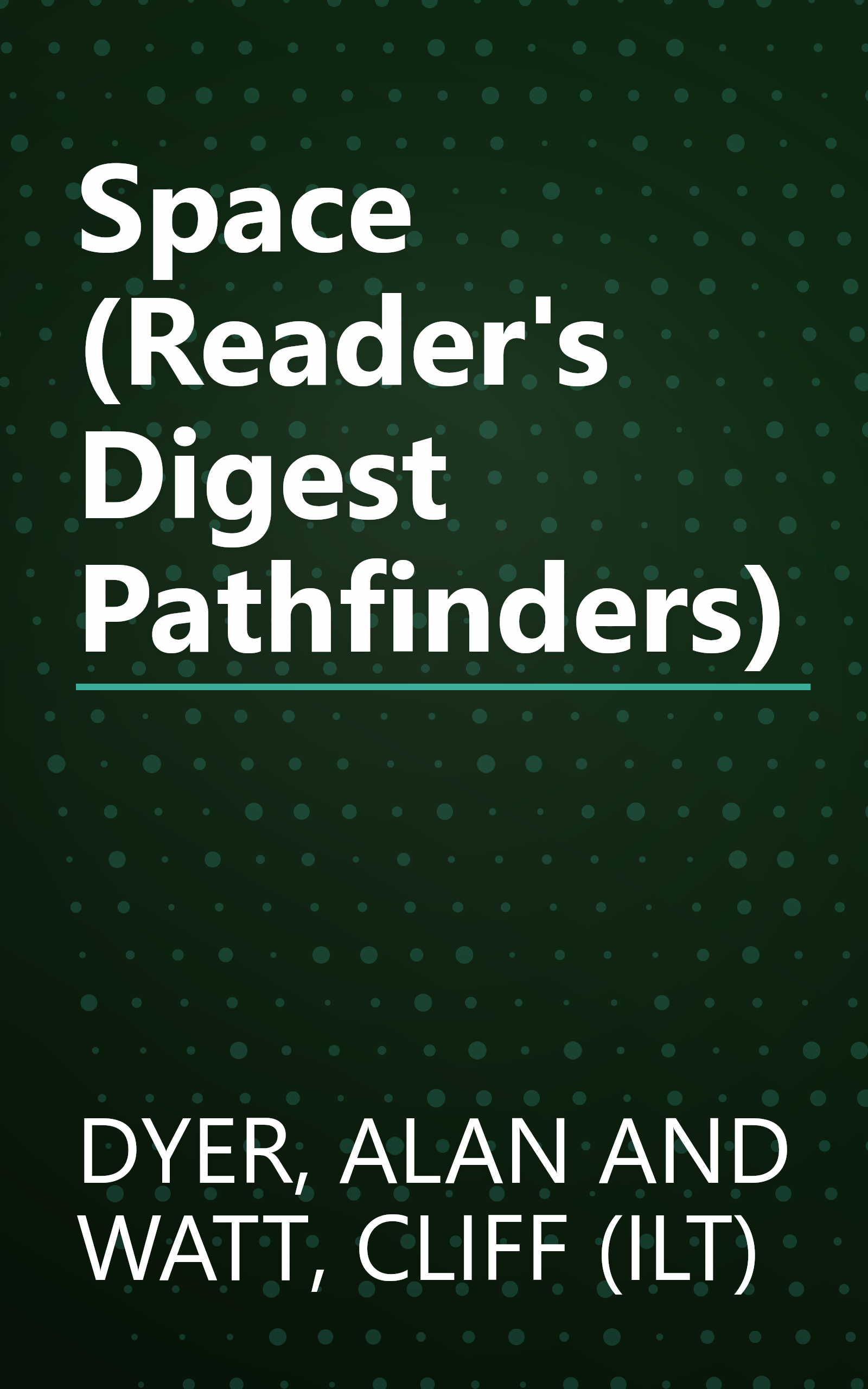 Space (Reader's Digest Pathfinders) book cover