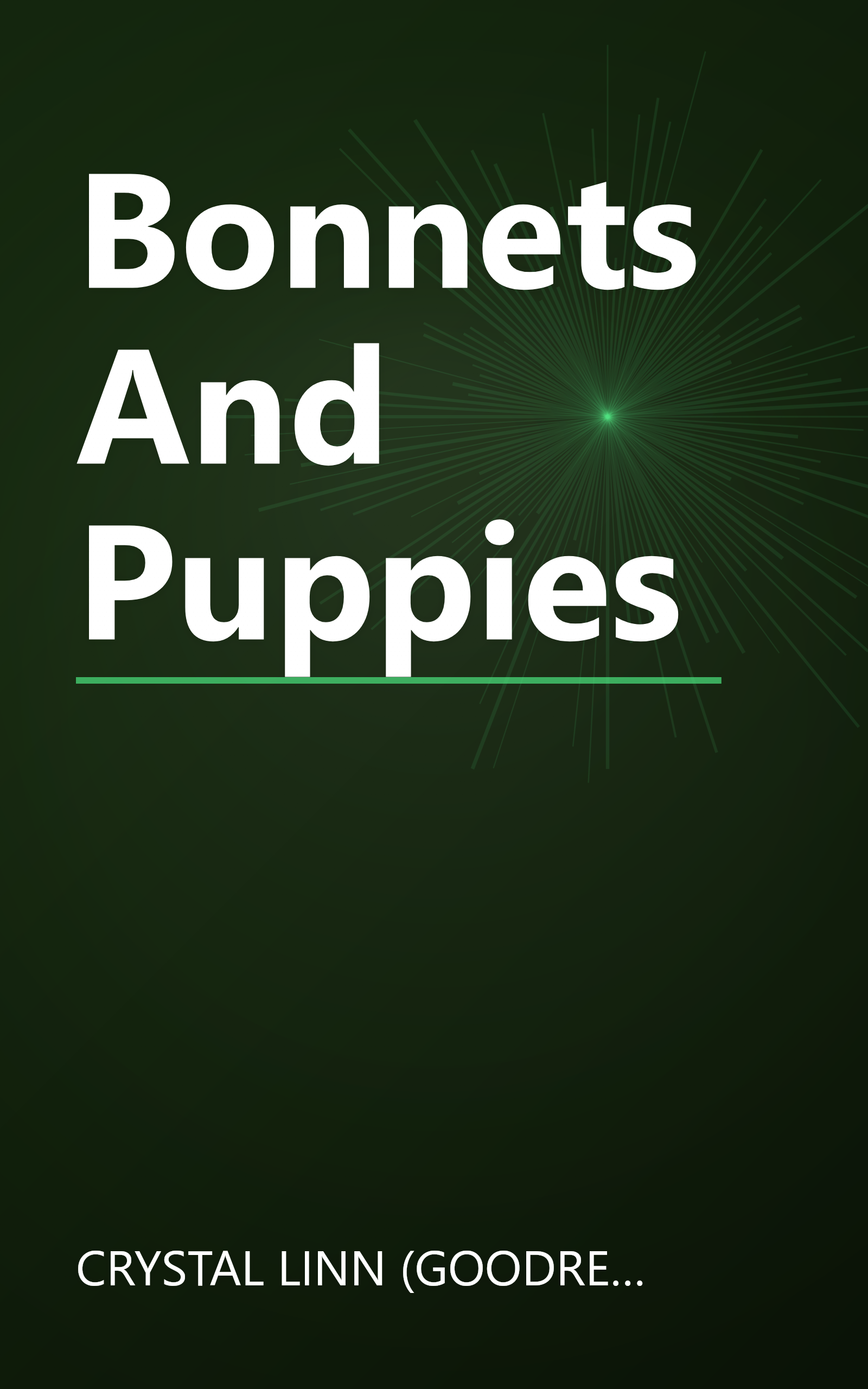 Bonnets And Puppies book cover