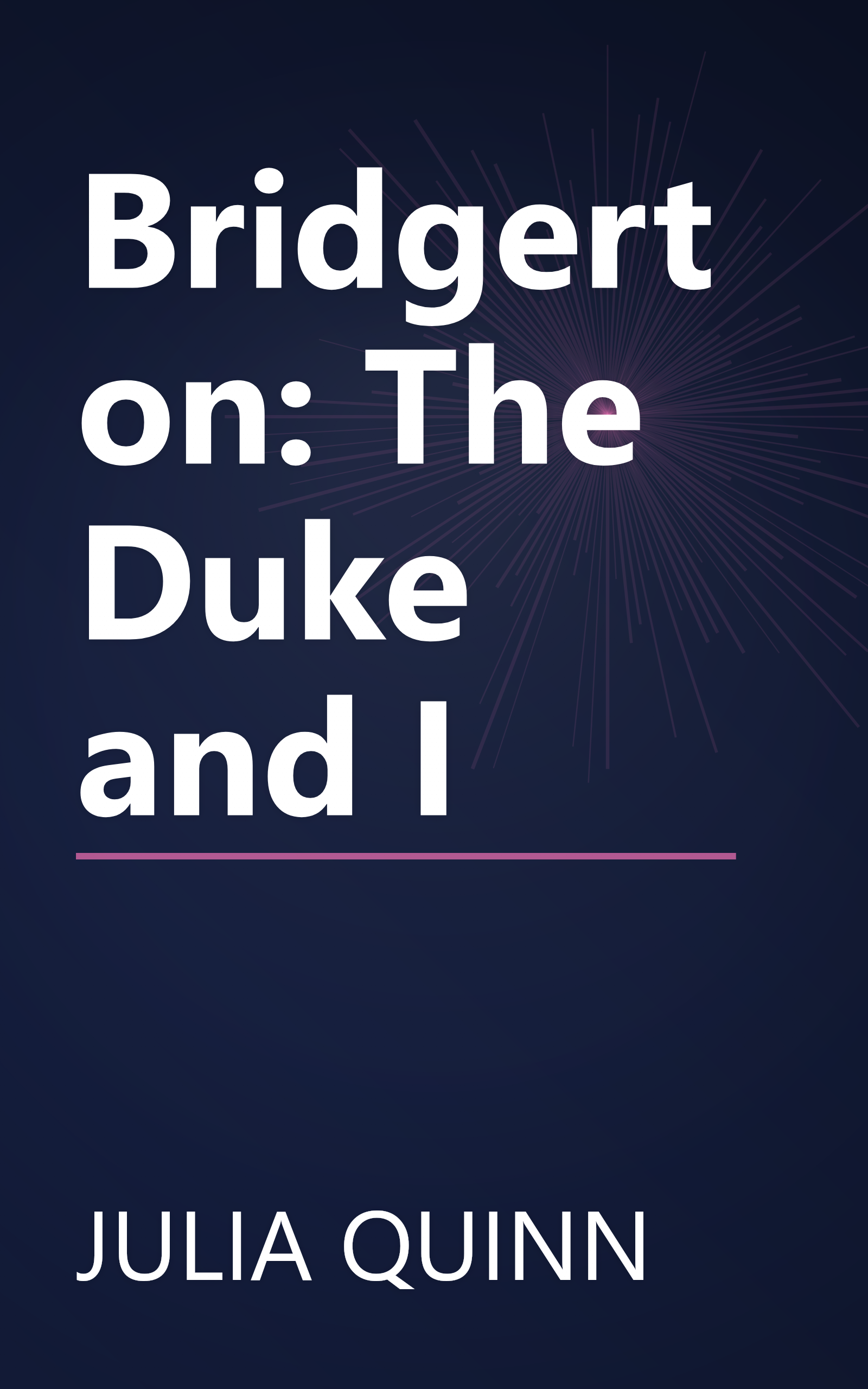 Bridgerton: The Duke and I book cover