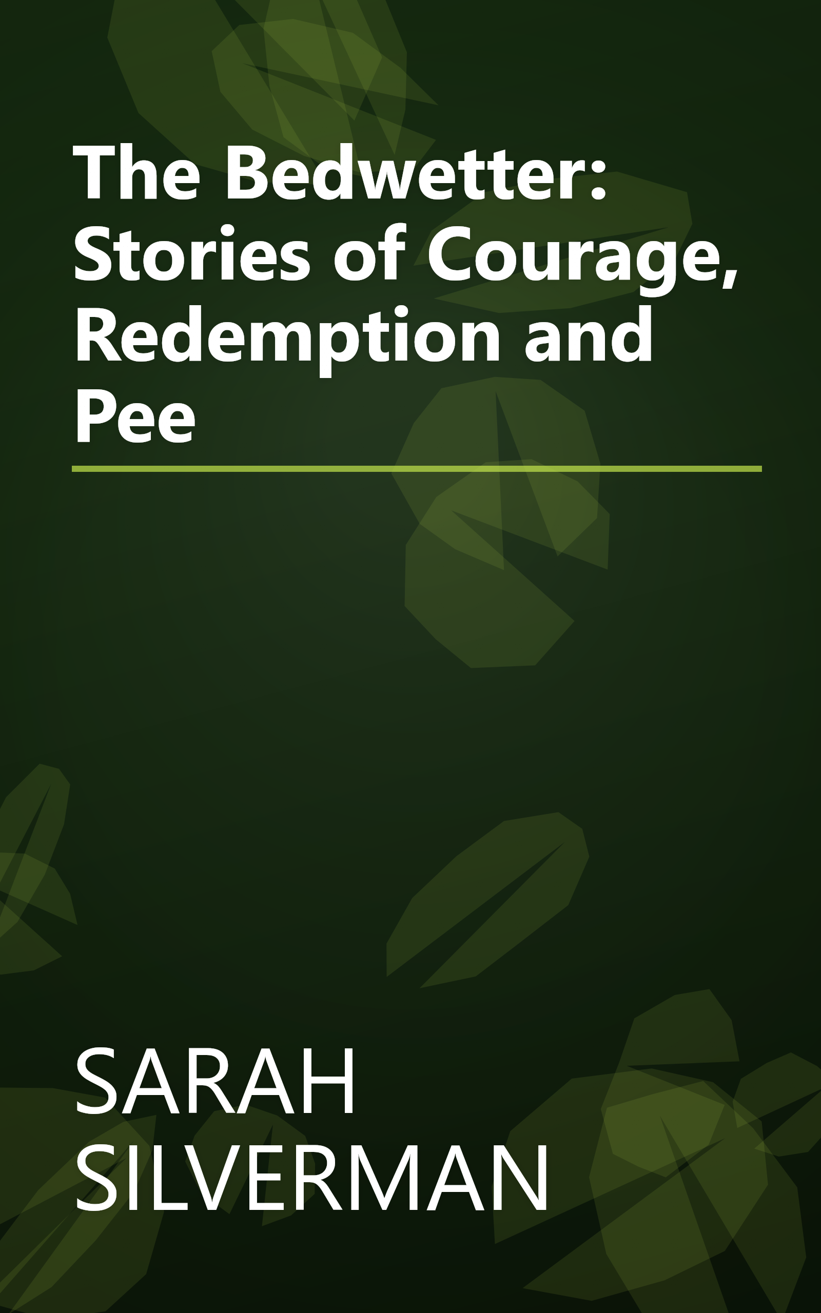 The Bedwetter: Stories of Courage, Redemption and Pee book cover