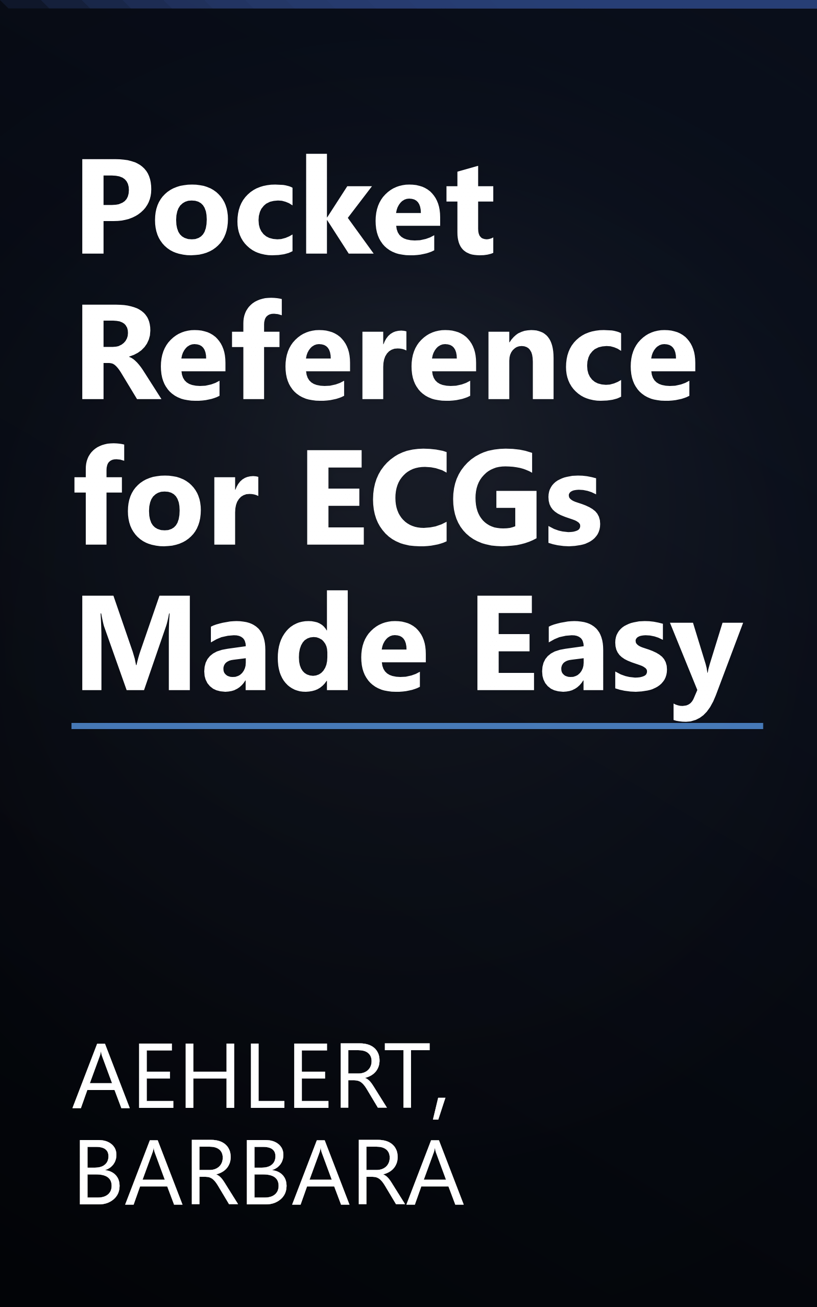 Pocket Reference for ECGs Made Easy book cover