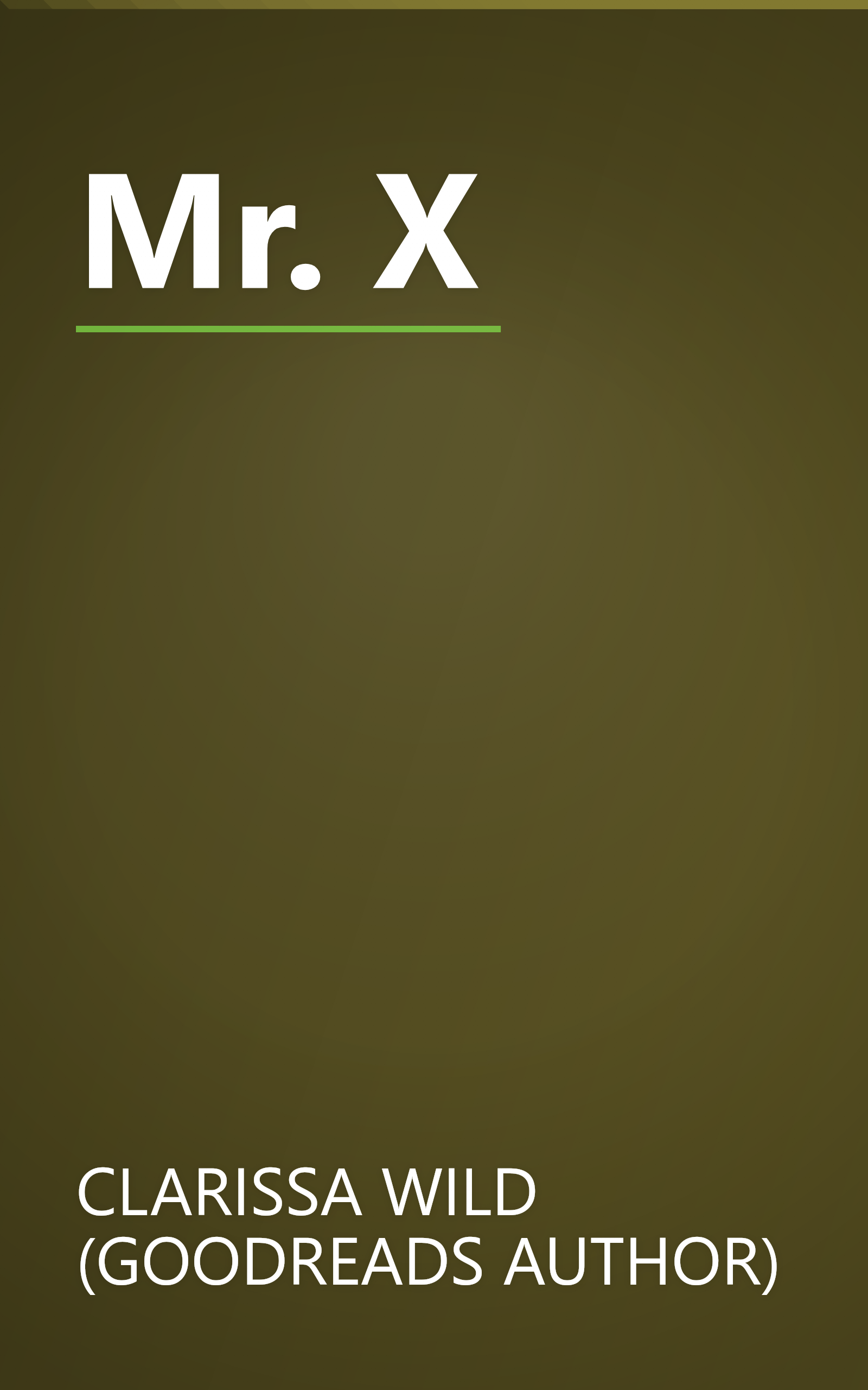 Mr. X book cover