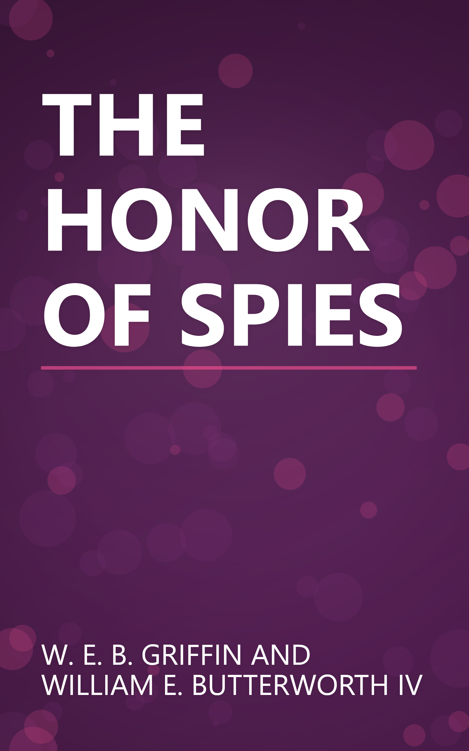 THE HONOR OF SPIES book cover