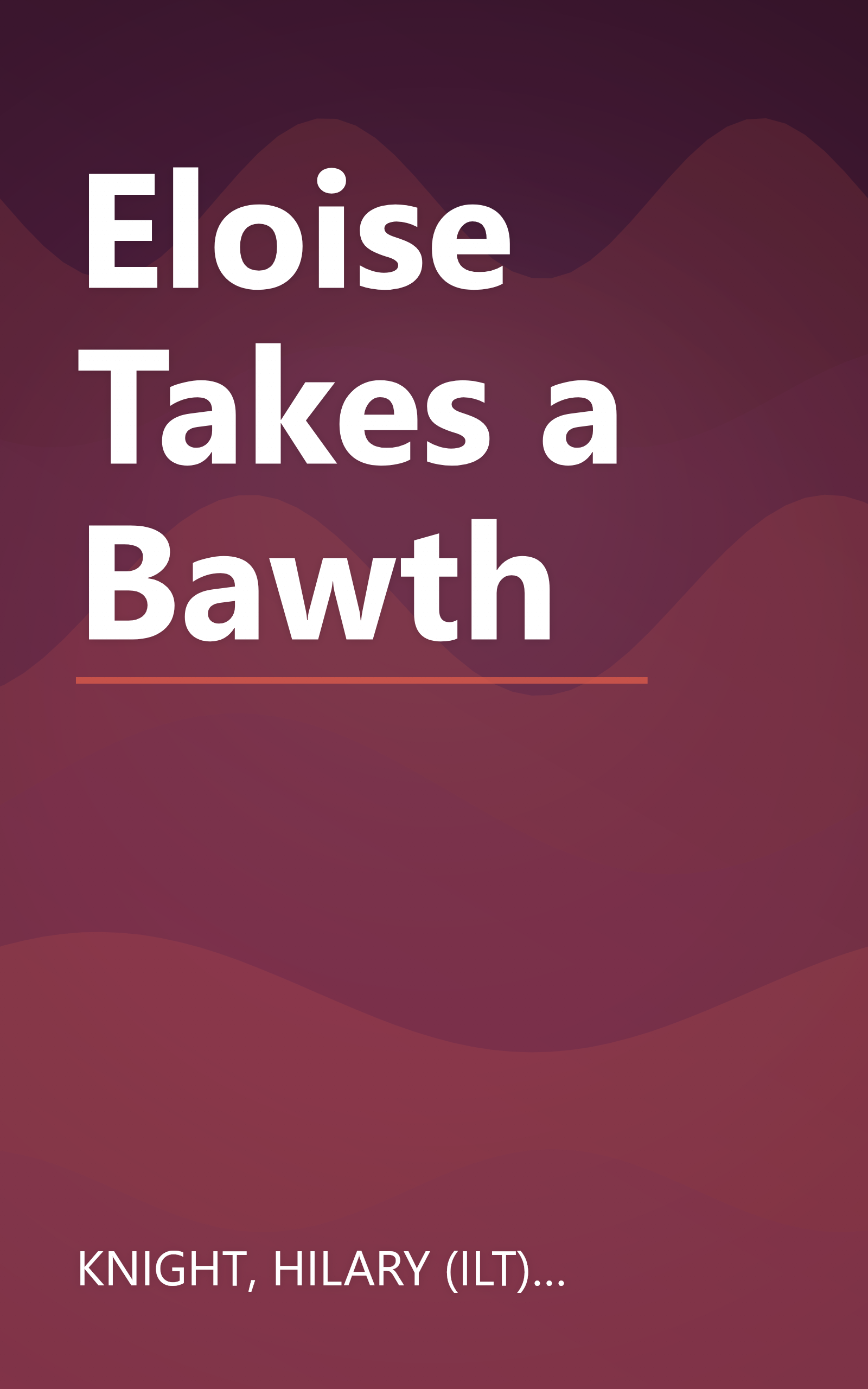 Eloise Takes a Bawth book cover