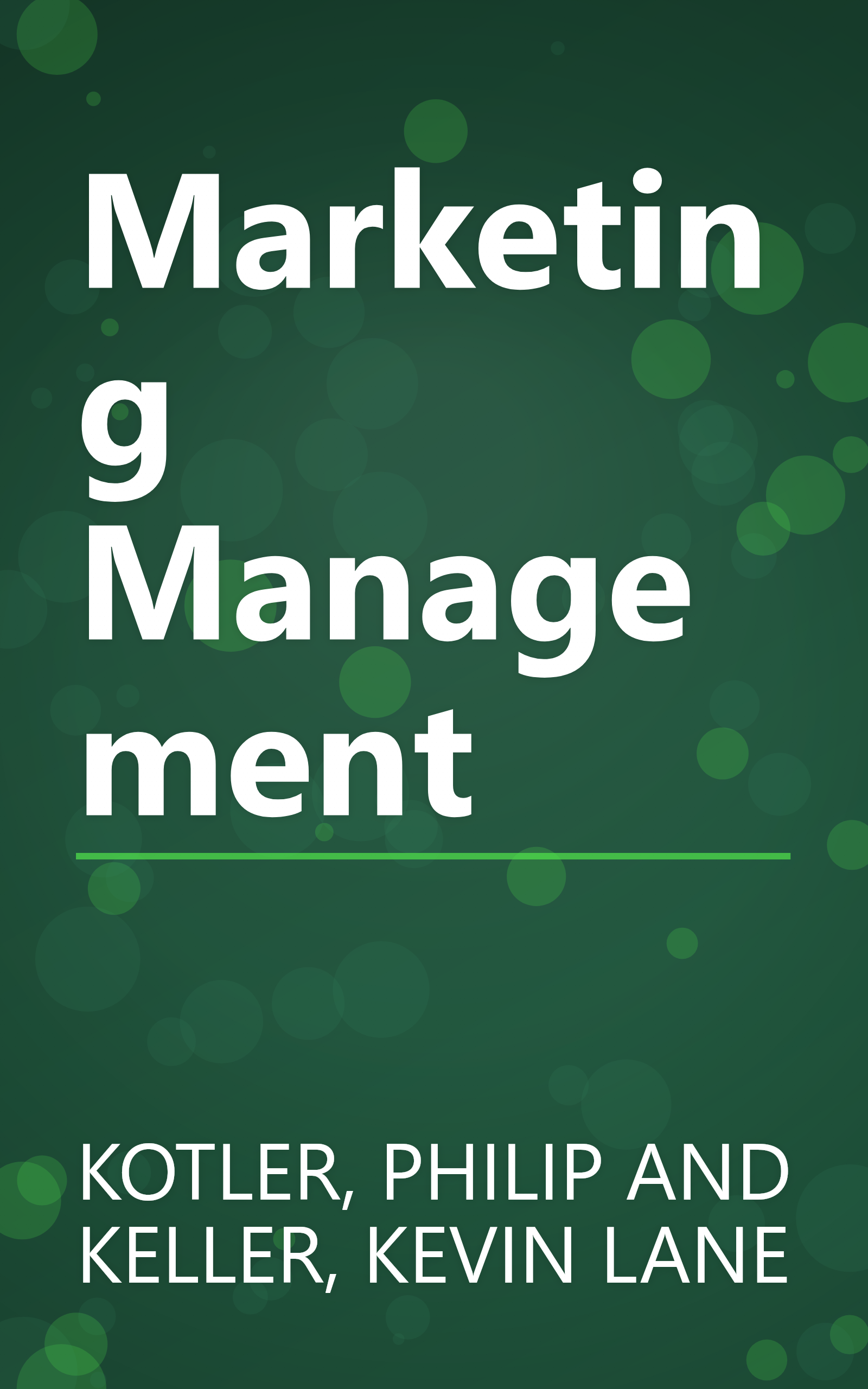 Marketing Management book cover