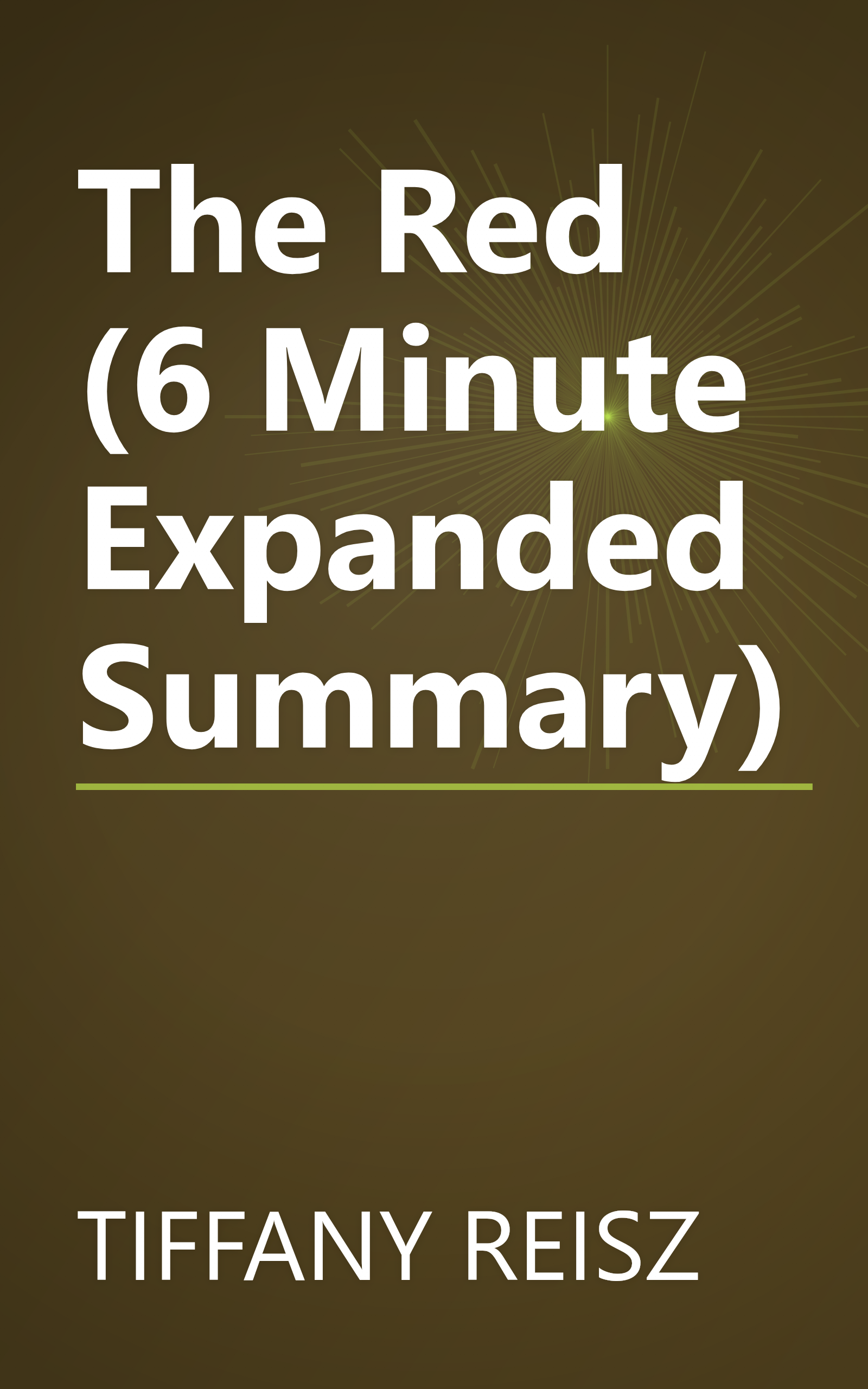 The Red (6 Minute   Expanded Summary) book cover