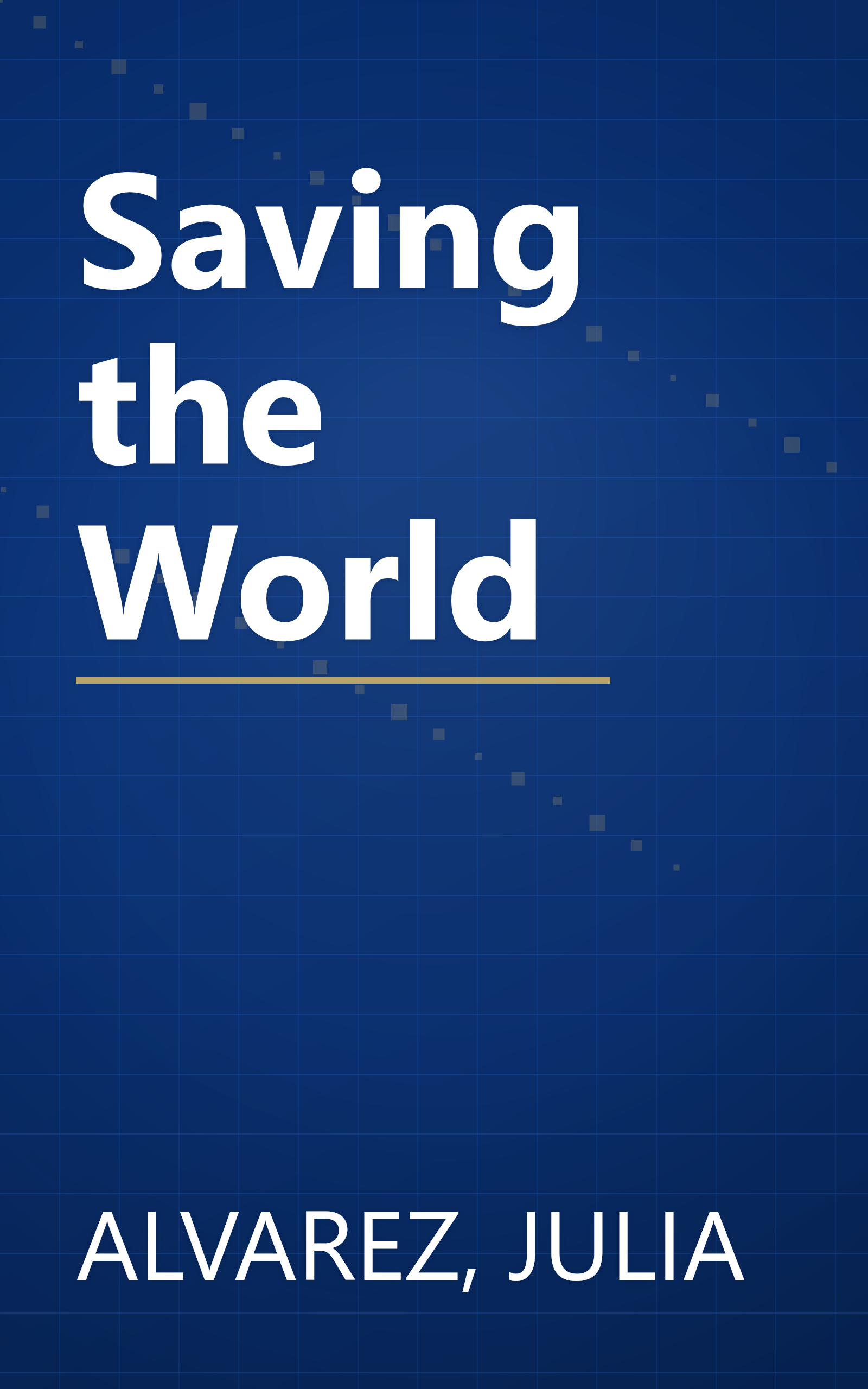Saving the World book cover