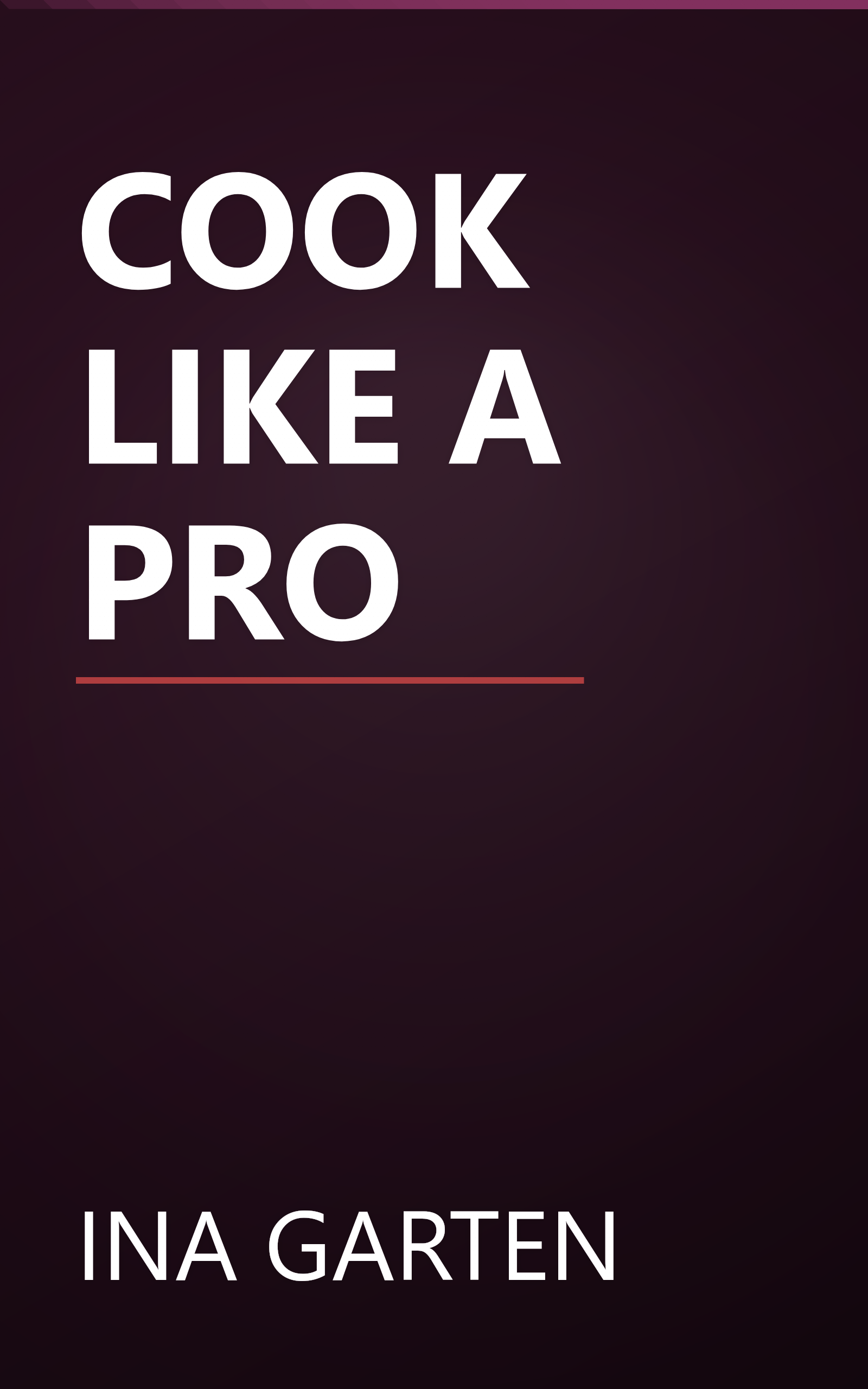COOK LIKE A PRO book cover