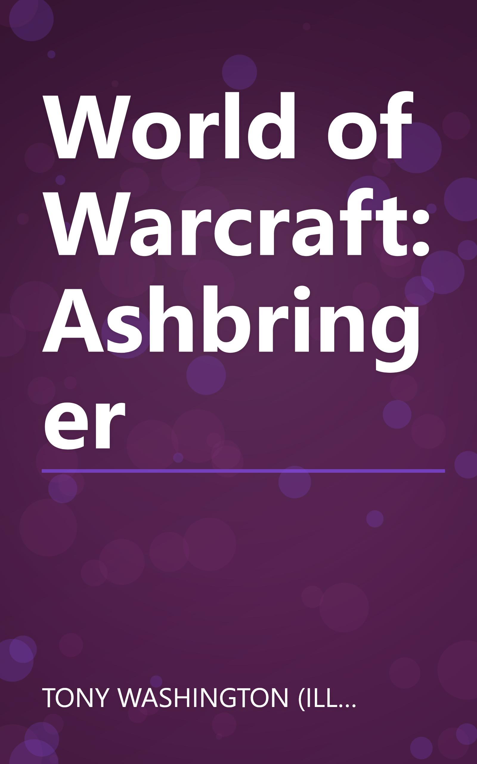 World of Warcraft: Ashbringer book cover