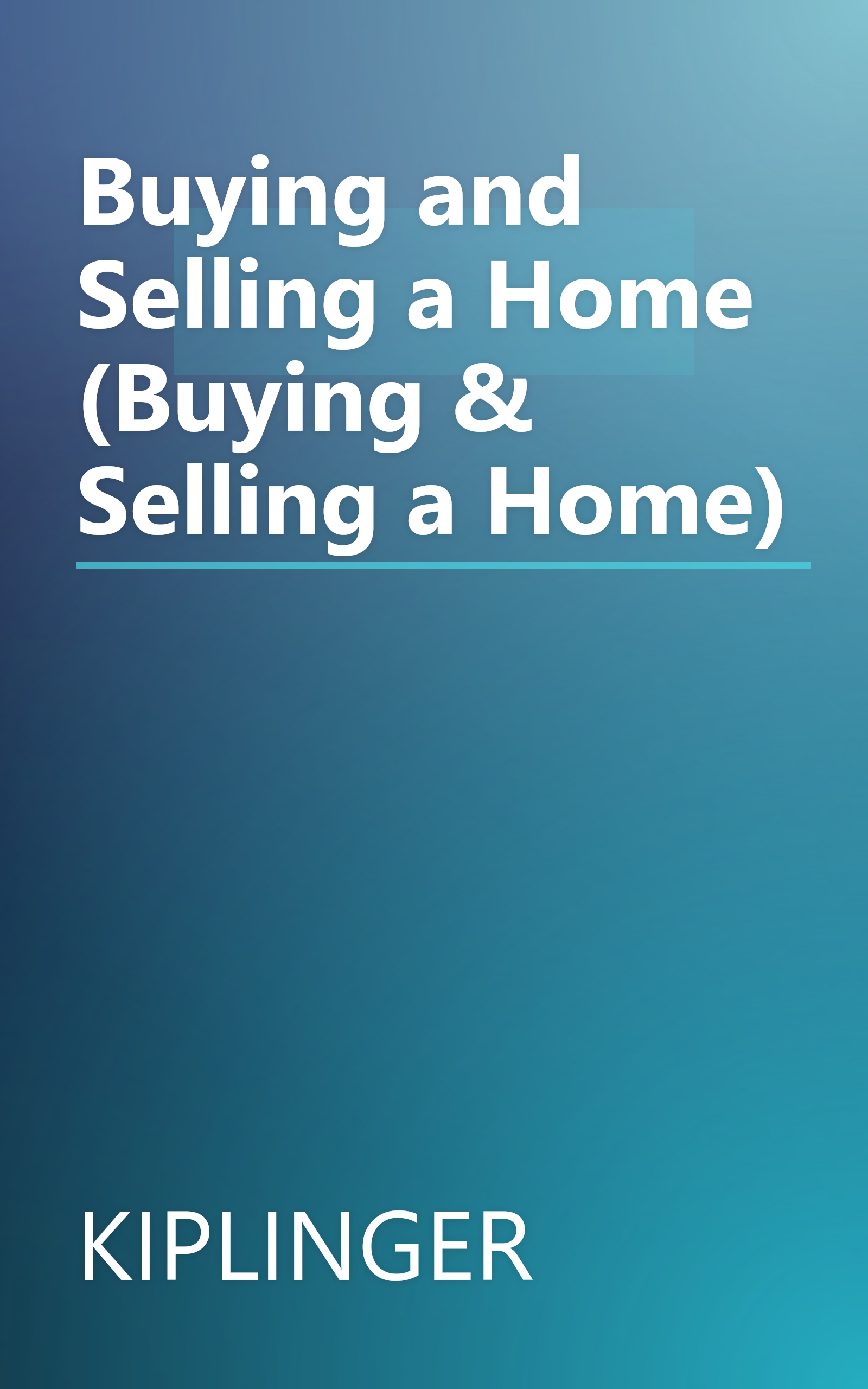 Buying and Selling a Home (Buying & Selling a Home) book cover