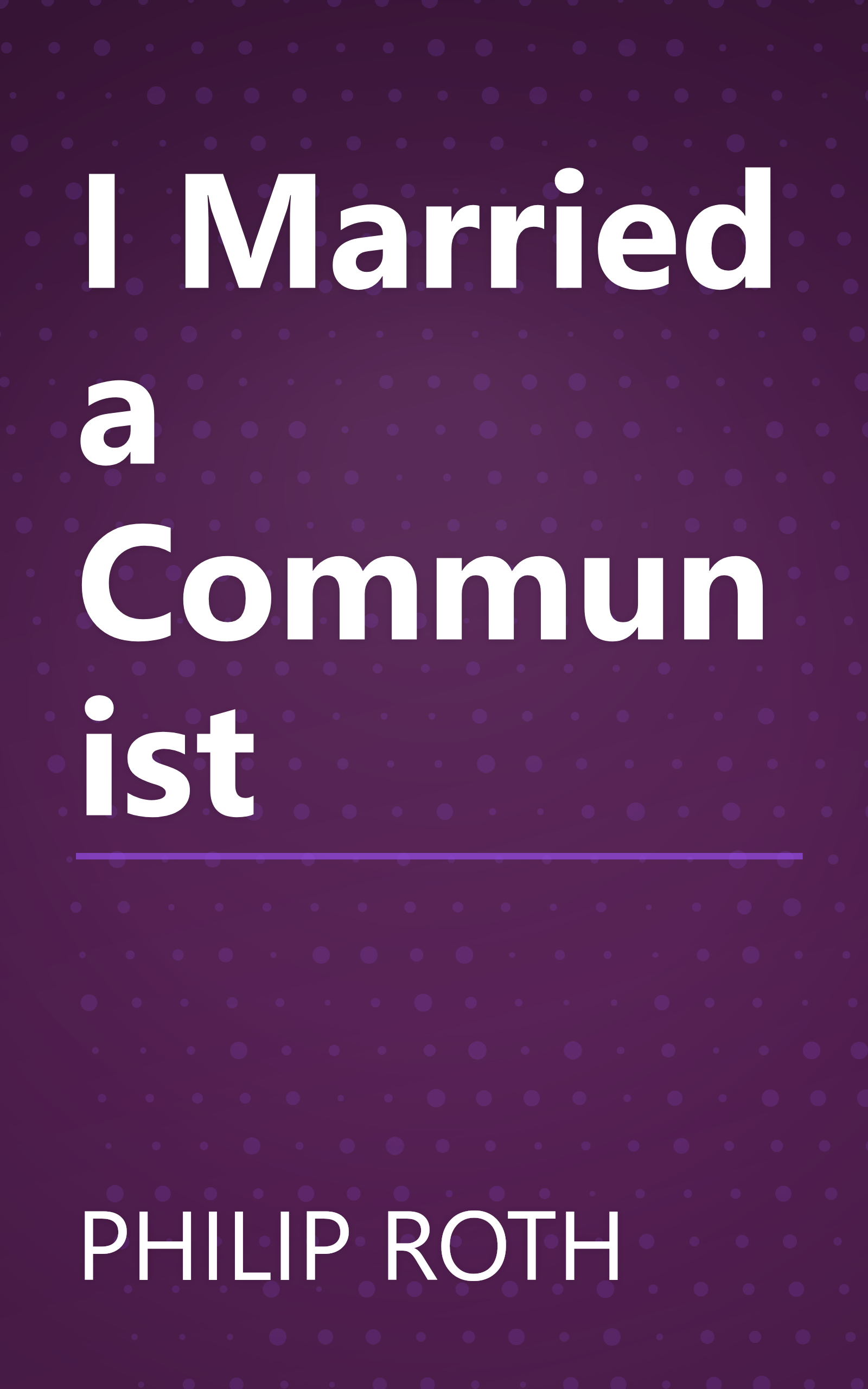 I Married a Communist book cover