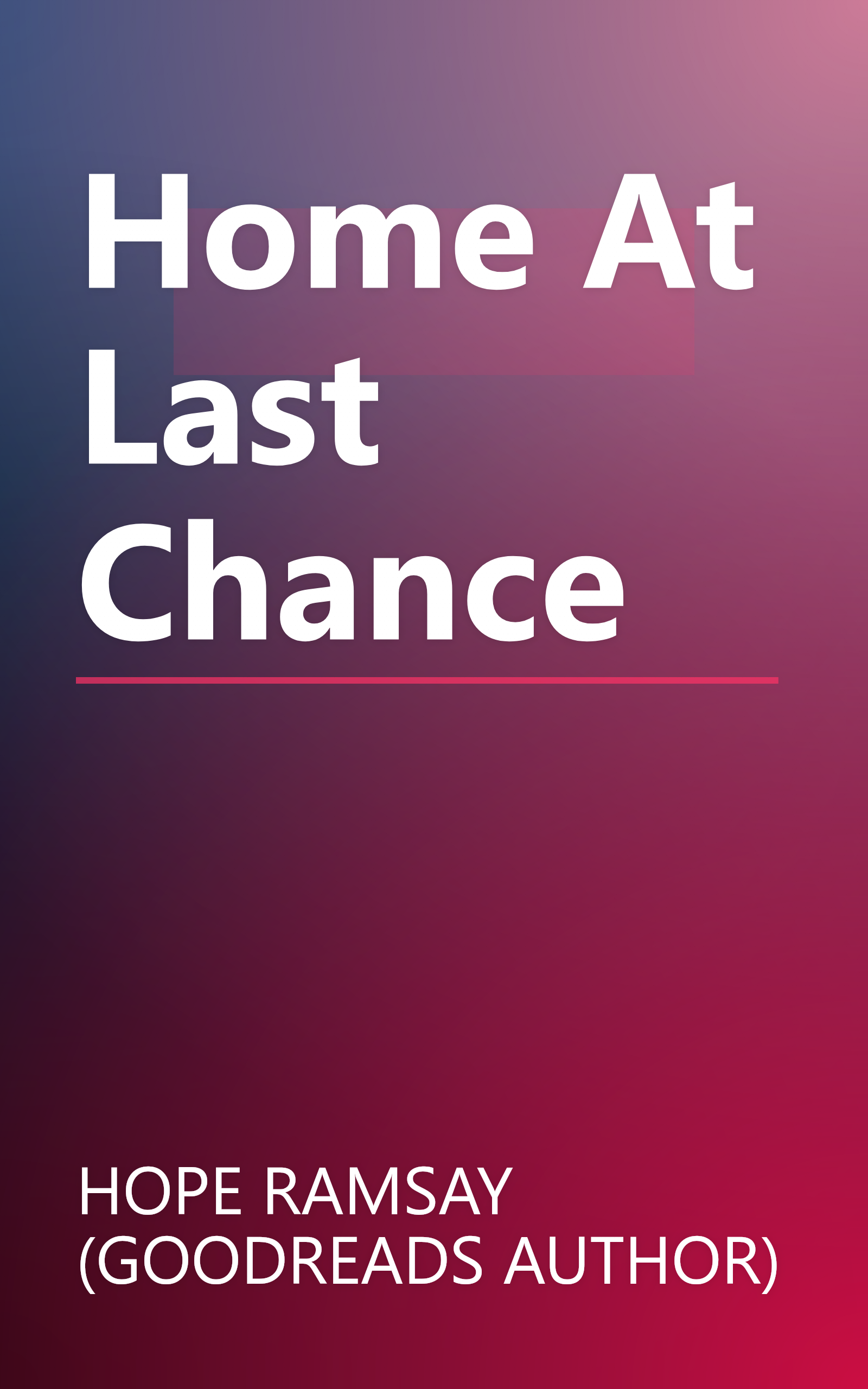 Home At Last Chance book cover