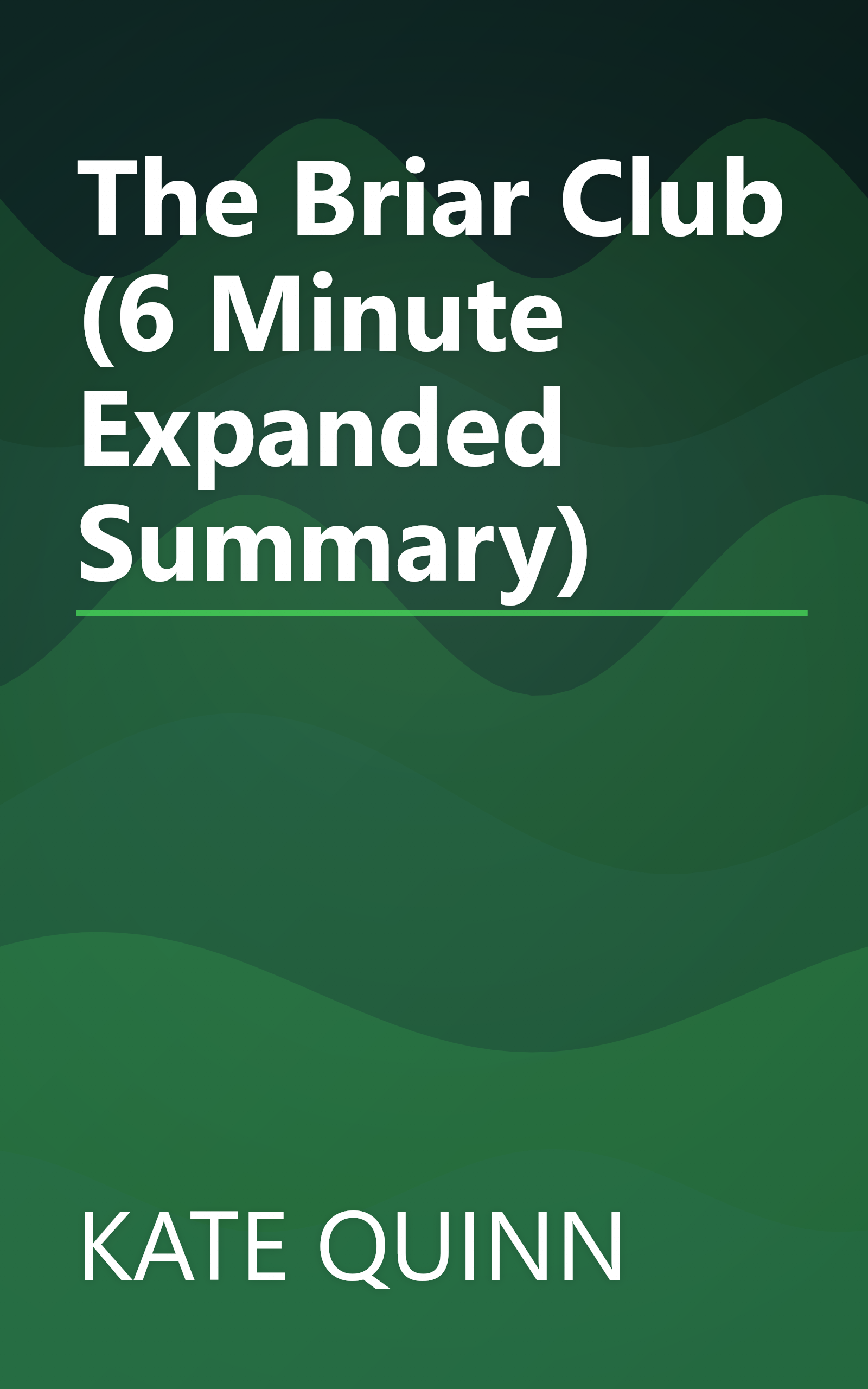 The Briar Club (6 Minute   Expanded Summary) book cover