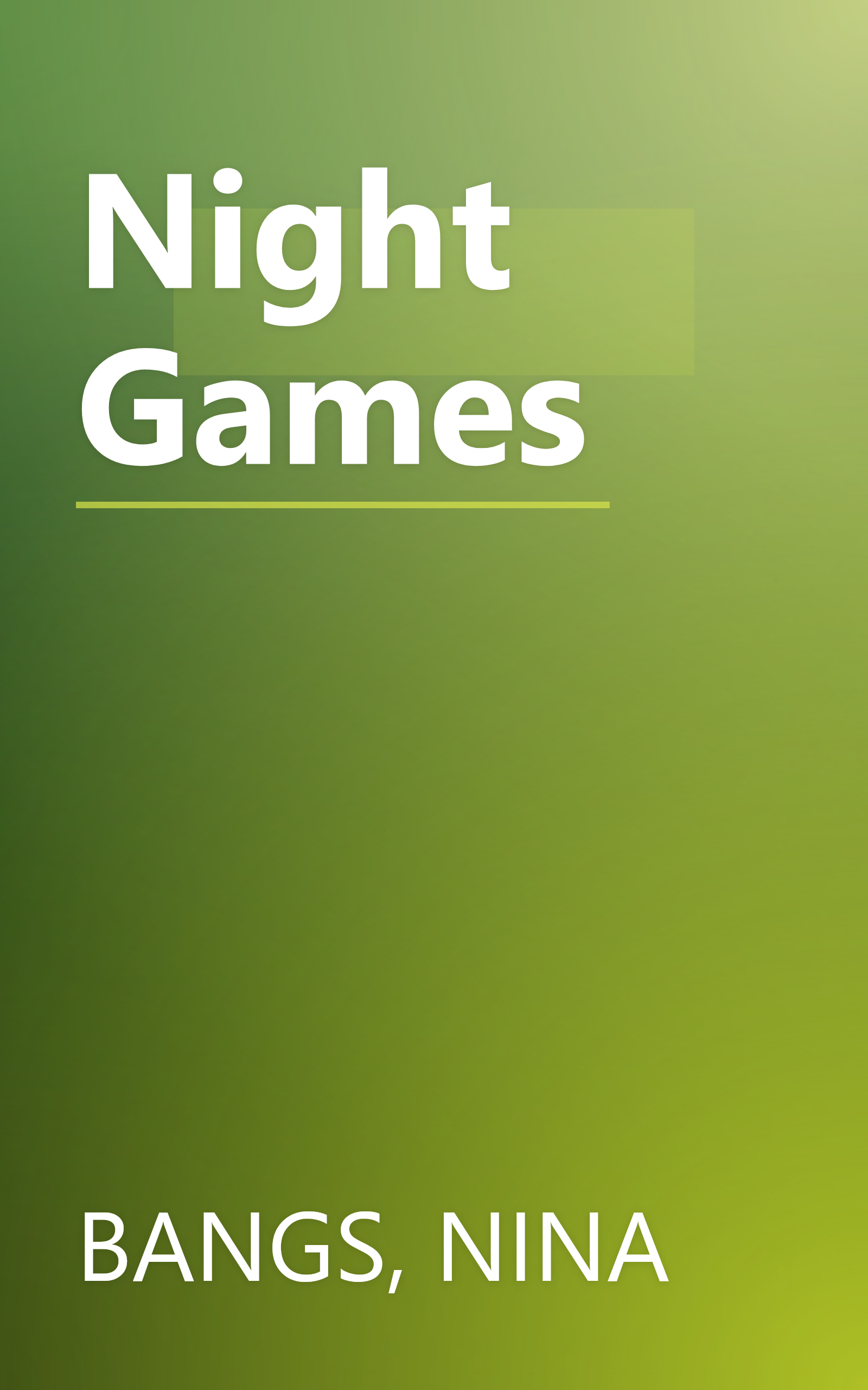 Night Games book cover