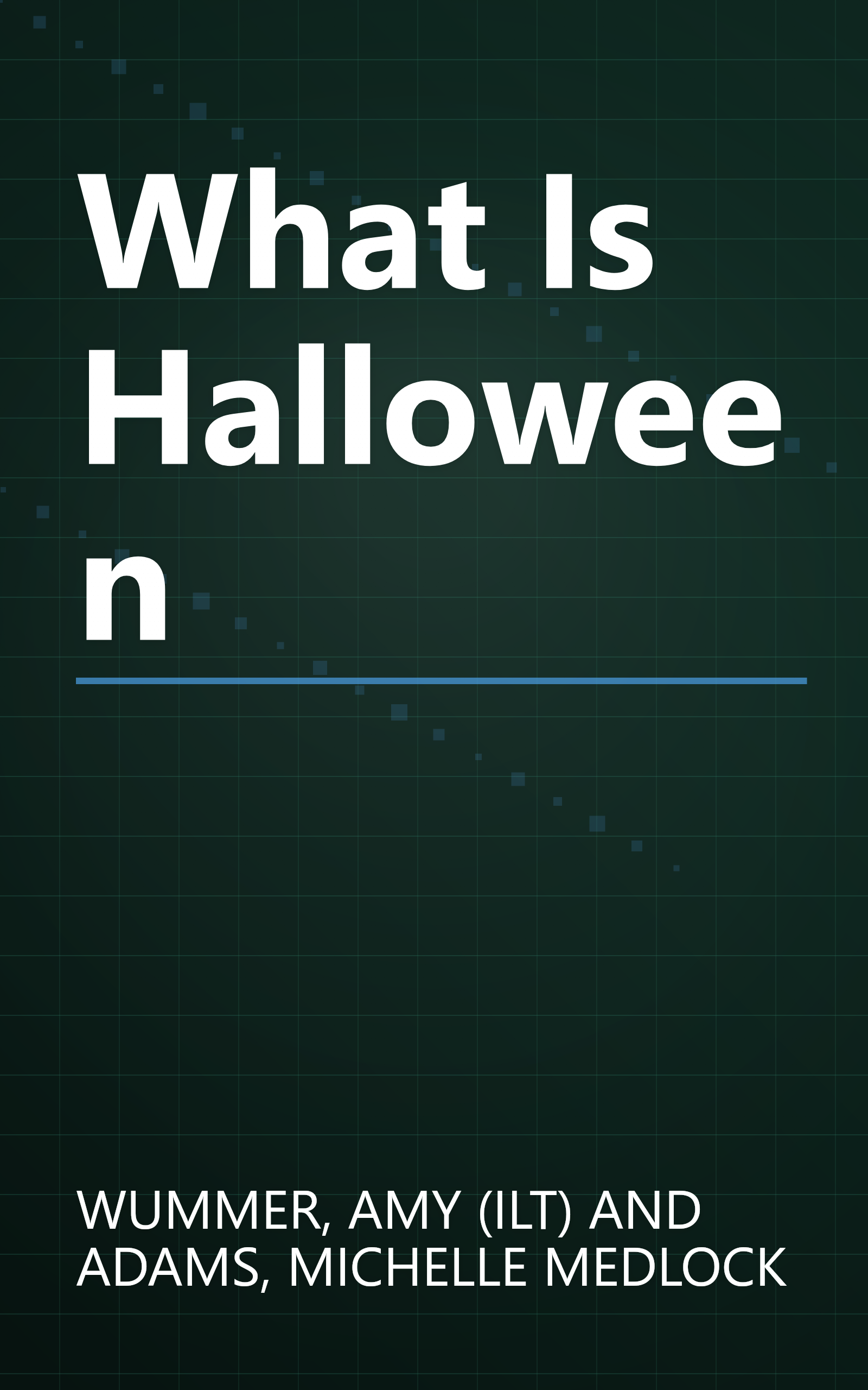 What Is Halloween book cover