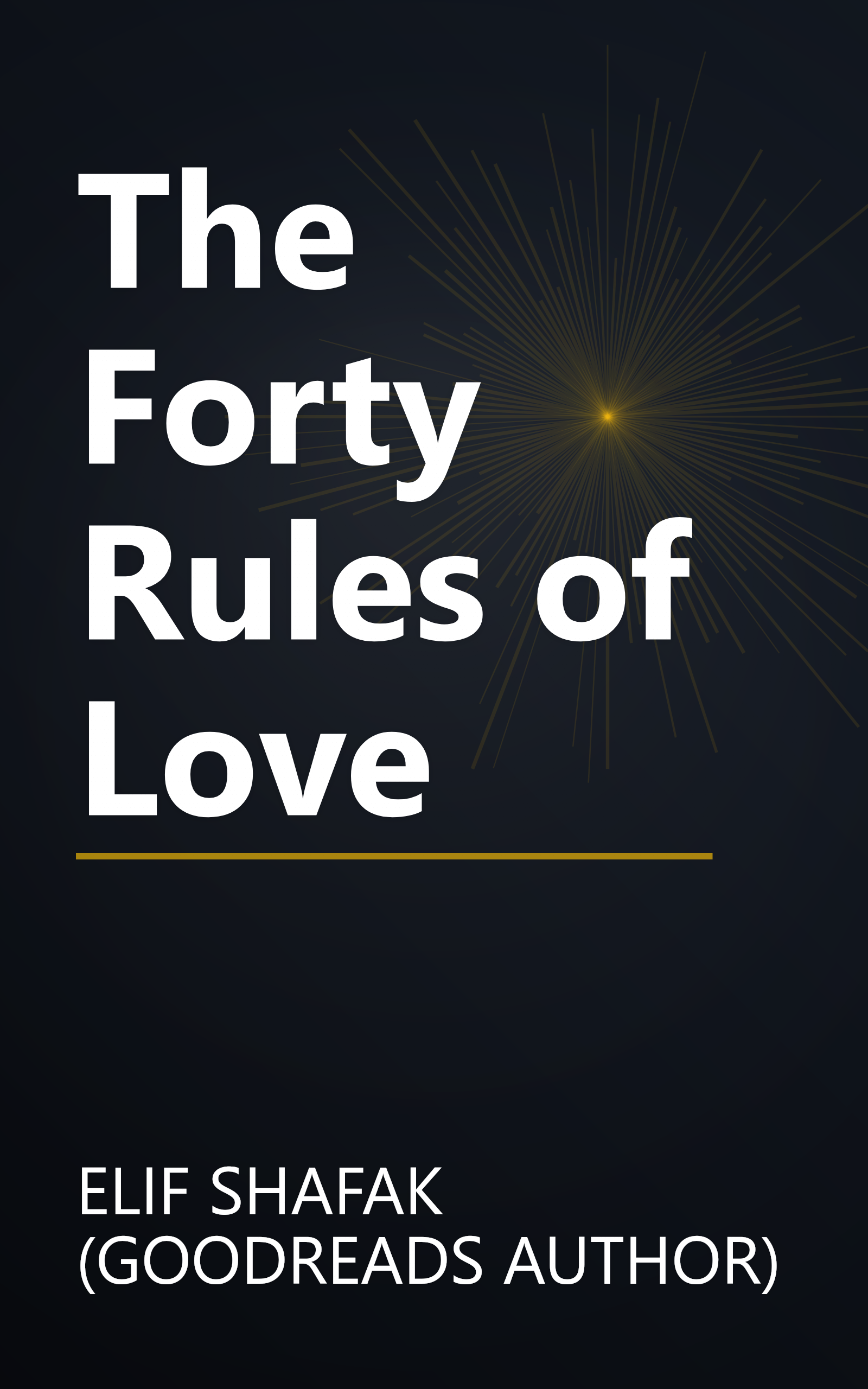 The Forty Rules of Love book cover