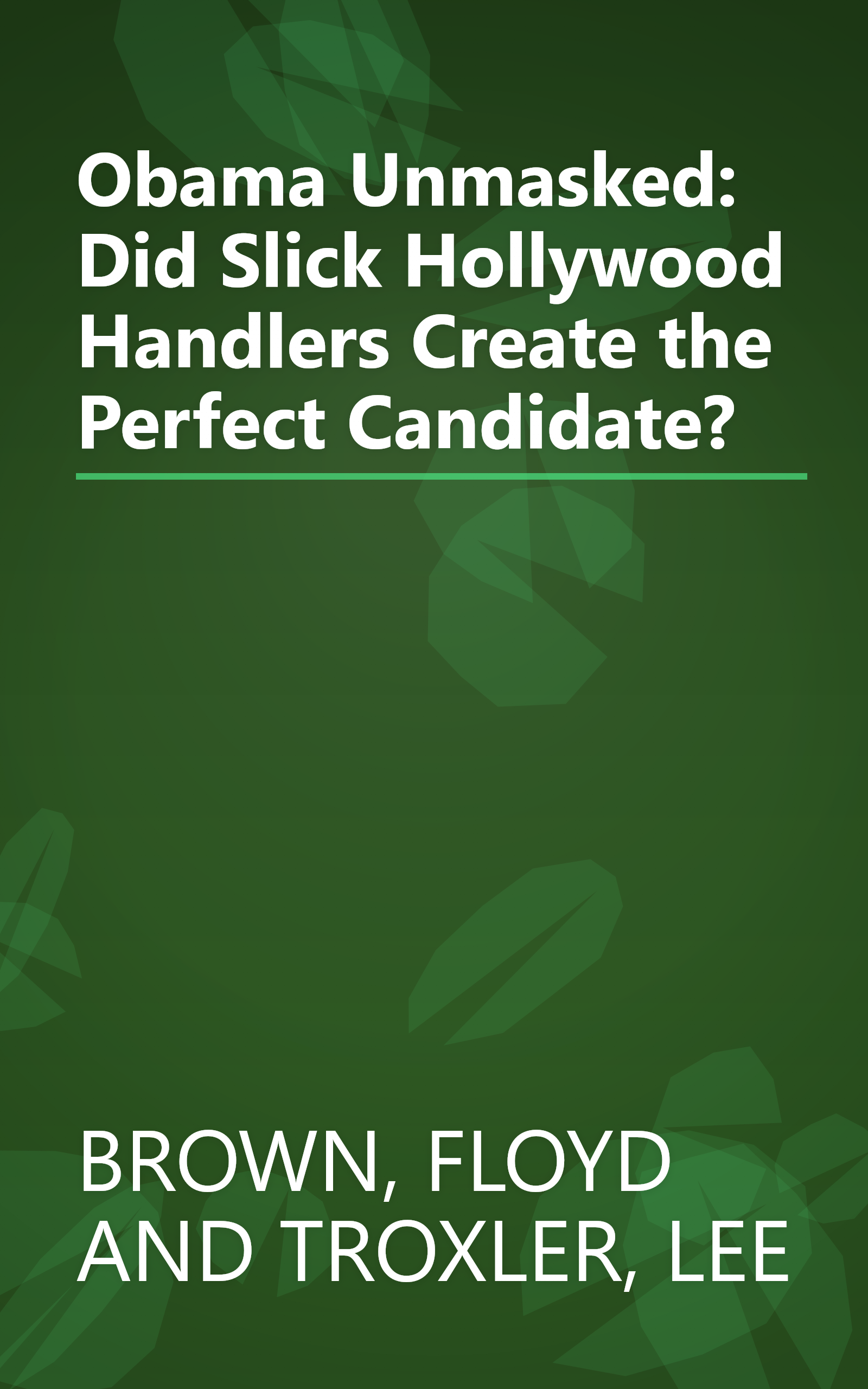 Obama Unmasked: Did Slick Hollywood Handlers Create the Perfect Candidate? book cover