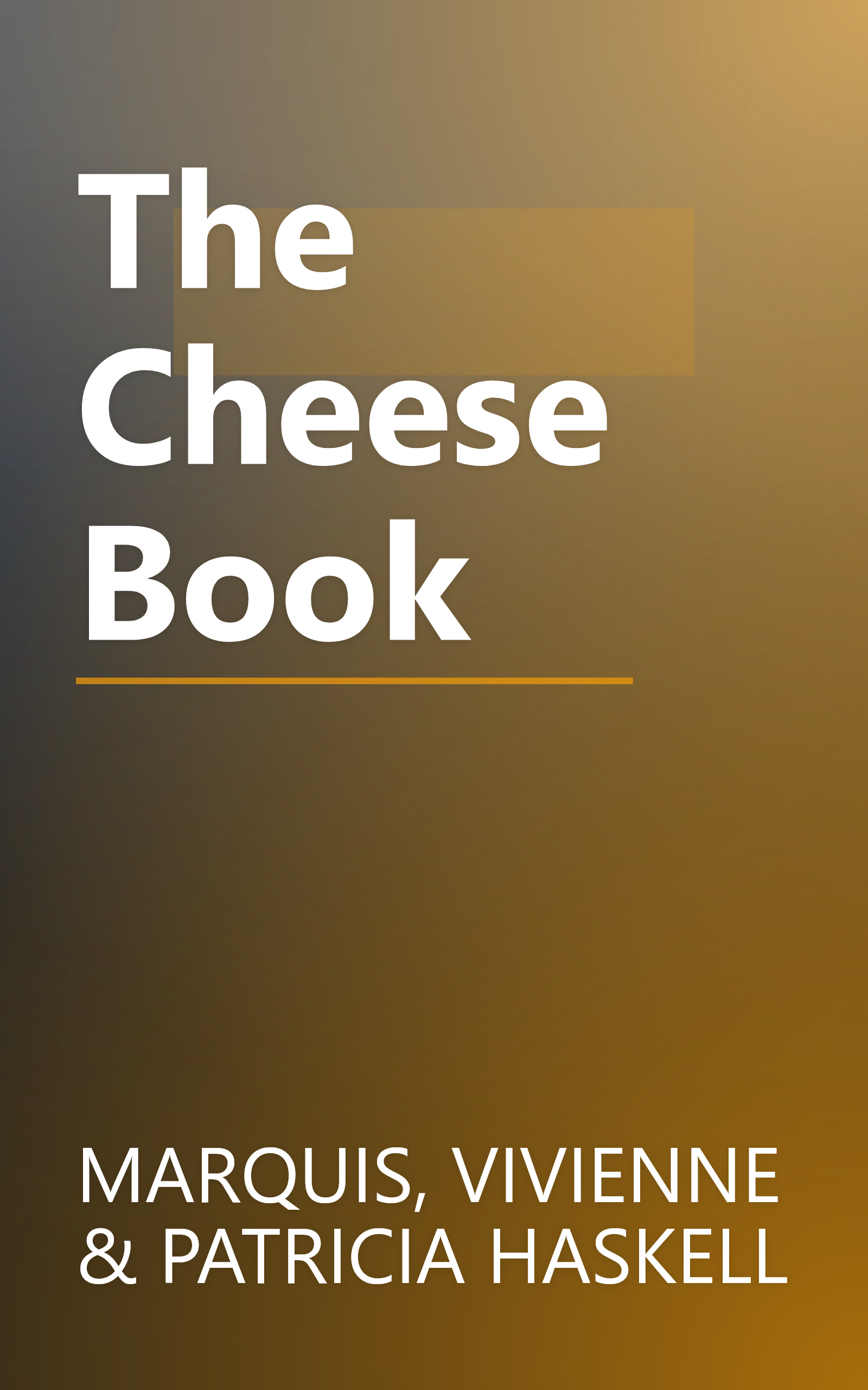 The Cheese Book book cover