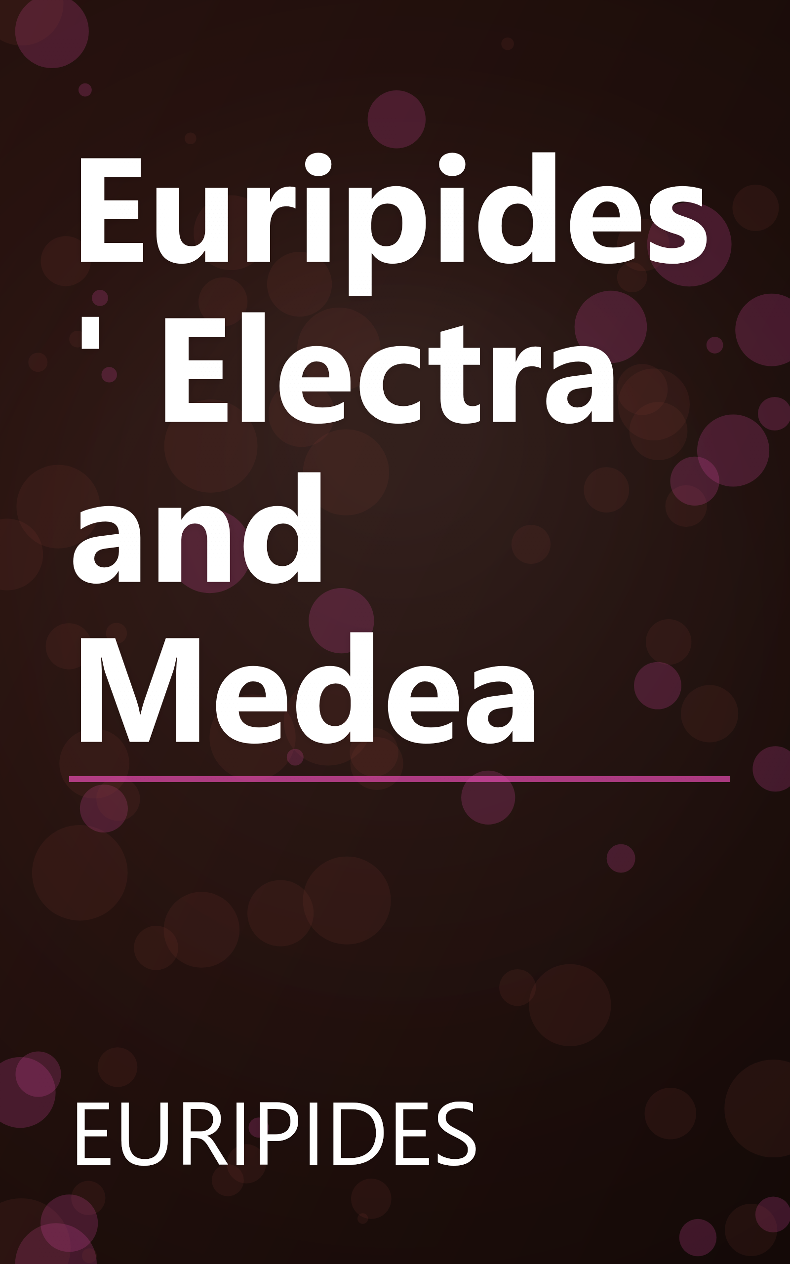 Euripides' Electra and Medea book cover
