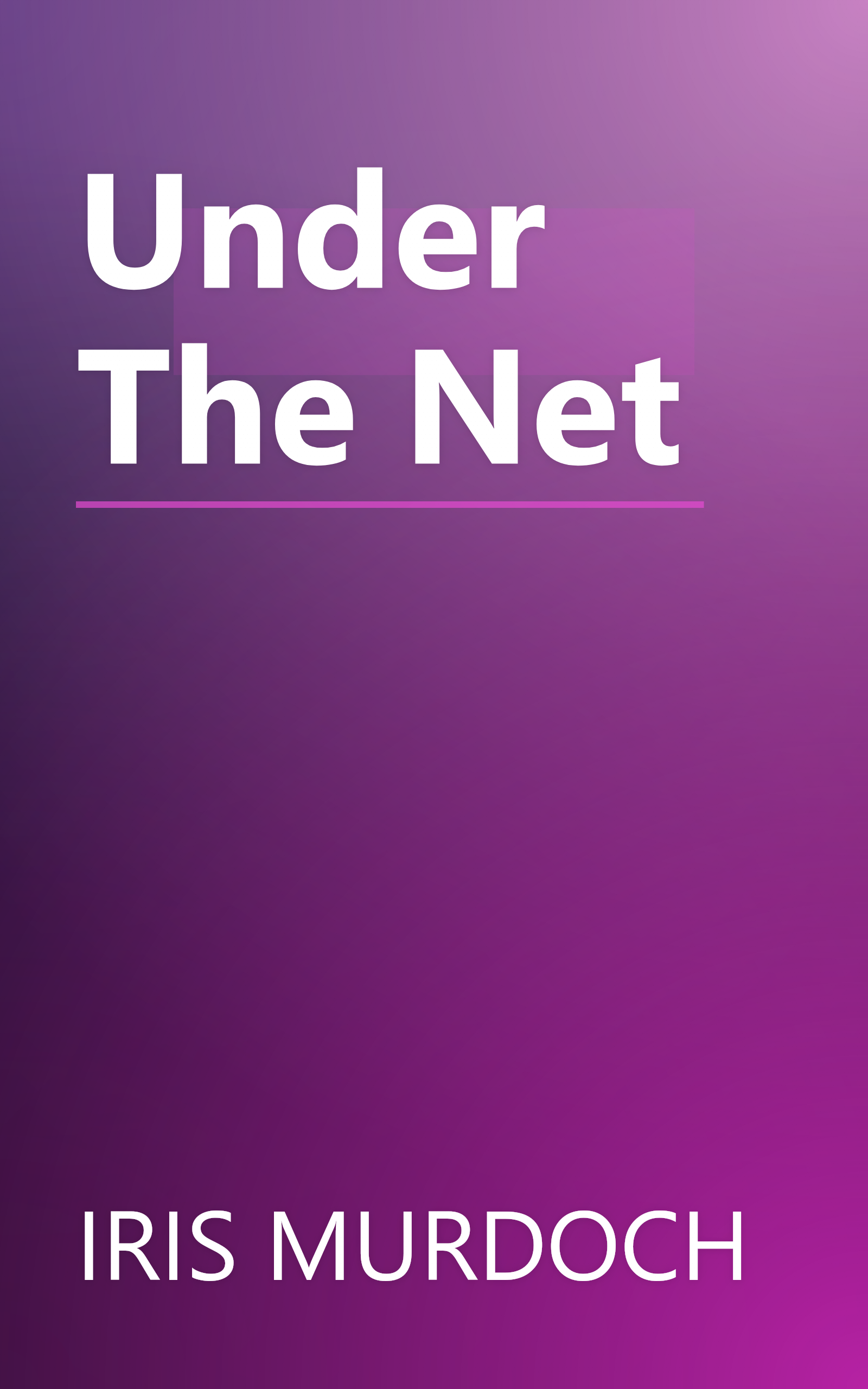 Under The Net book cover