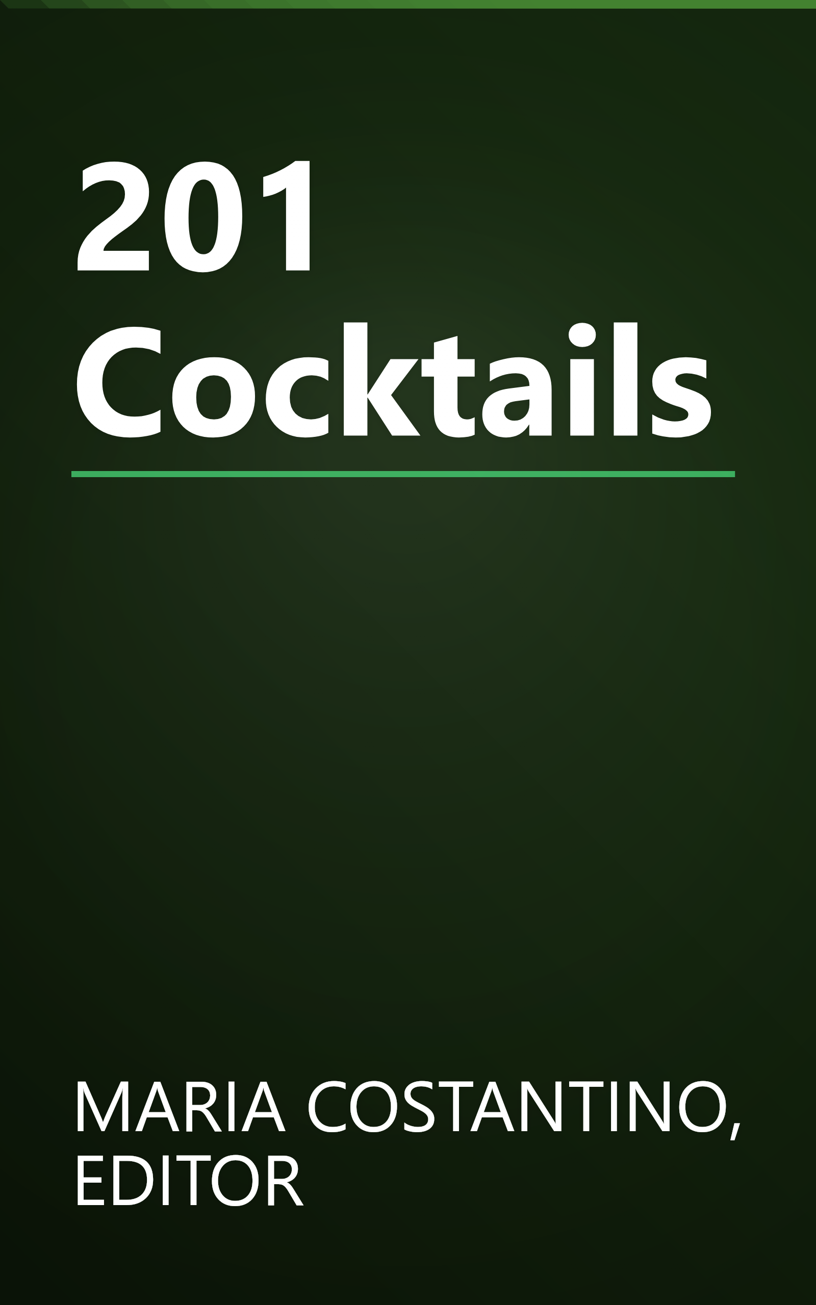 201 Cocktails book cover