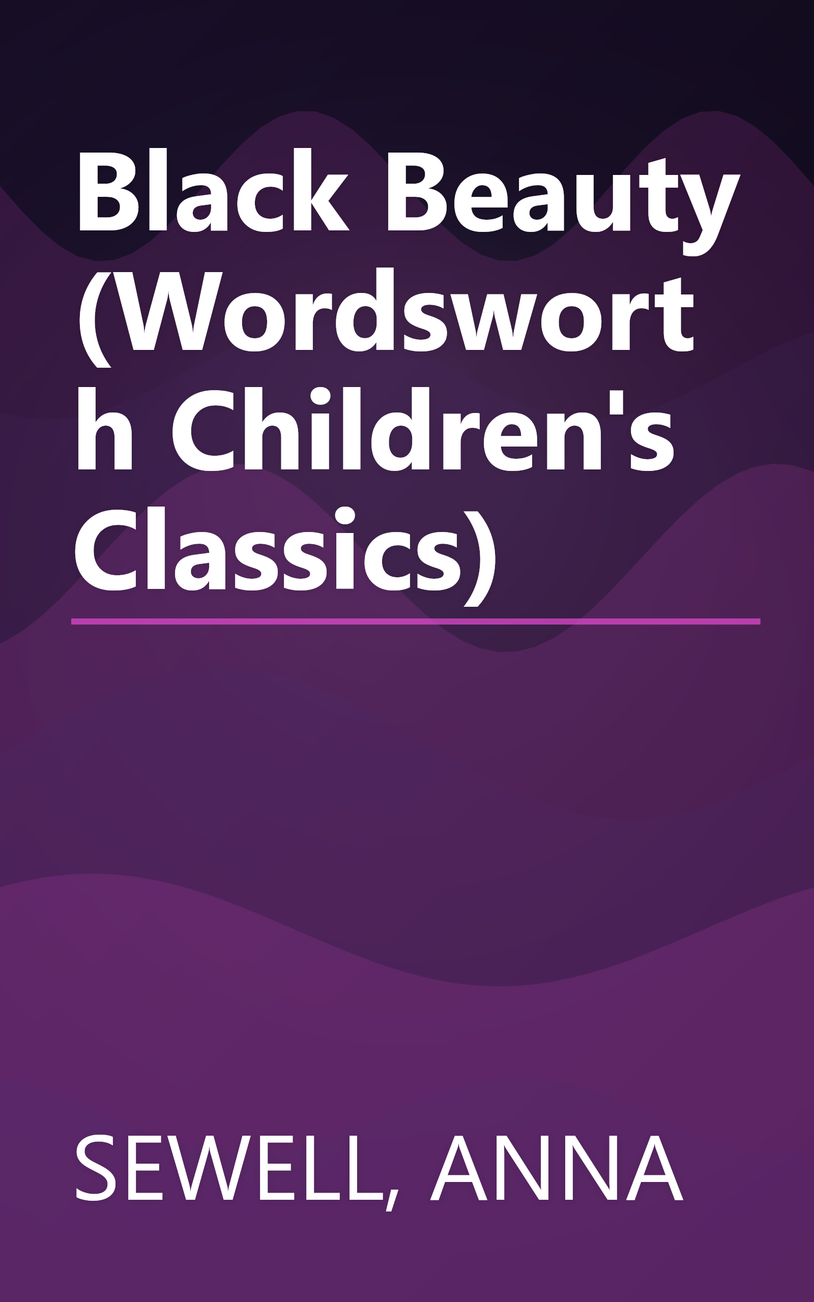 Black Beauty (Wordsworth Children's Classics) book cover