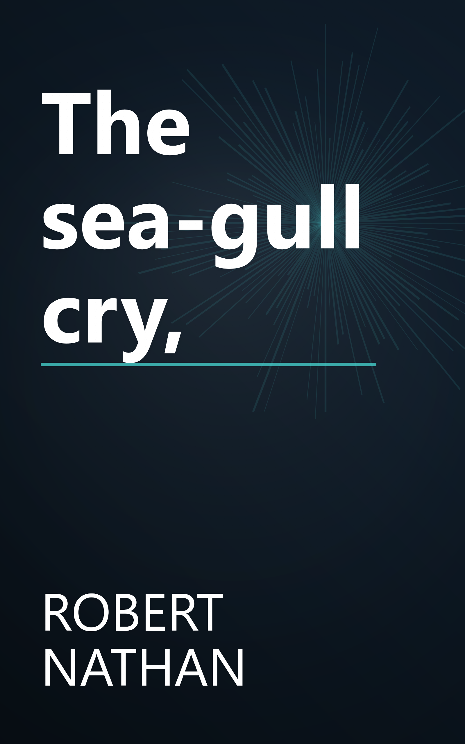The sea-gull cry, book cover