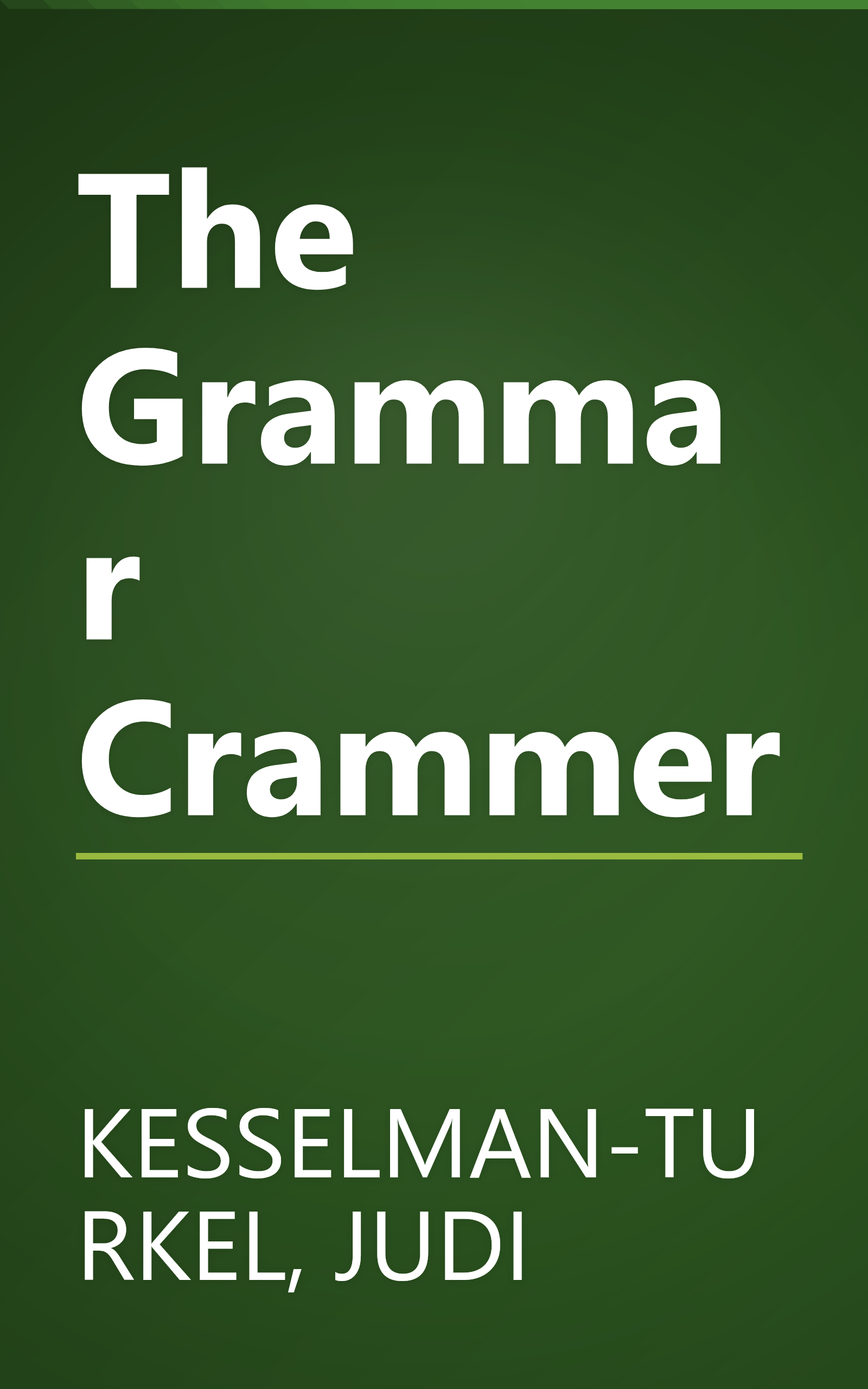 The Grammar Crammer book cover