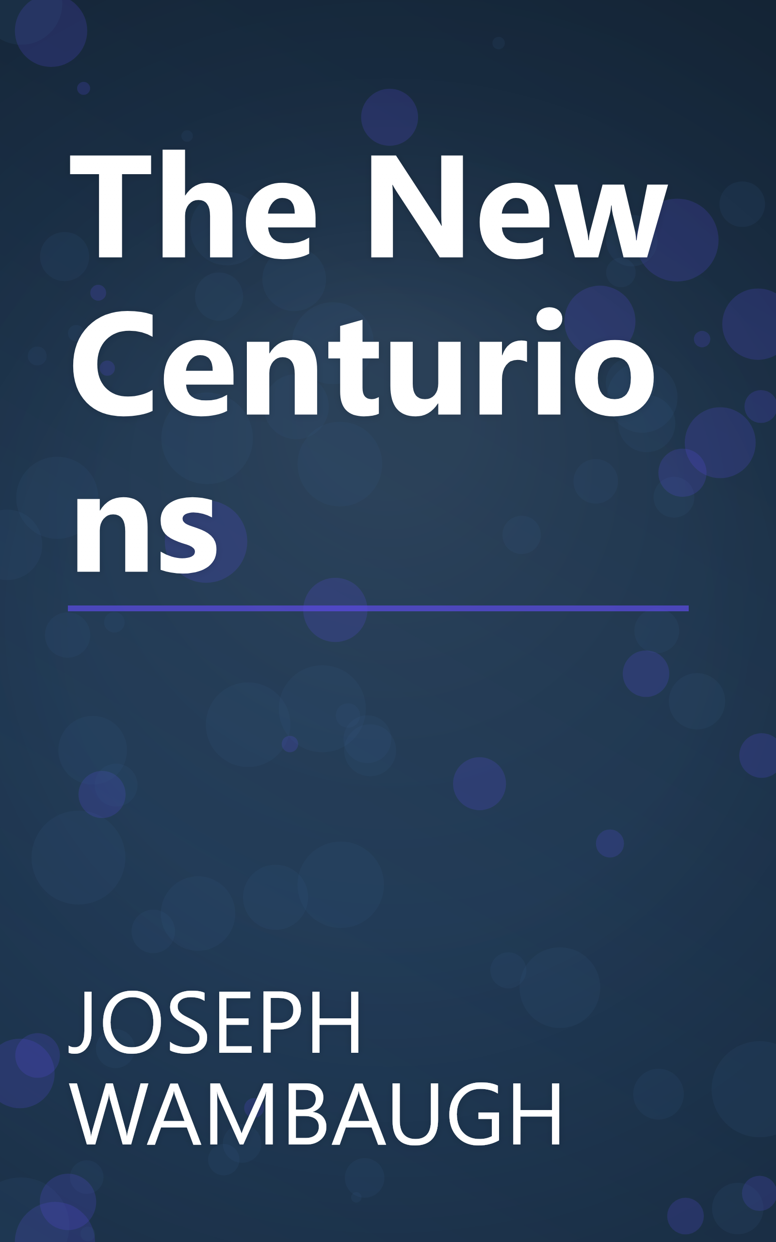 The New Centurions book cover