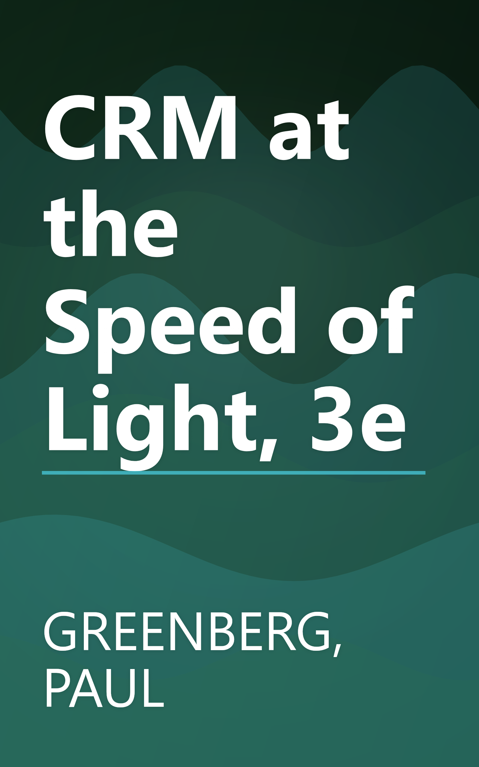 CRM at the Speed of Light, 3e book cover