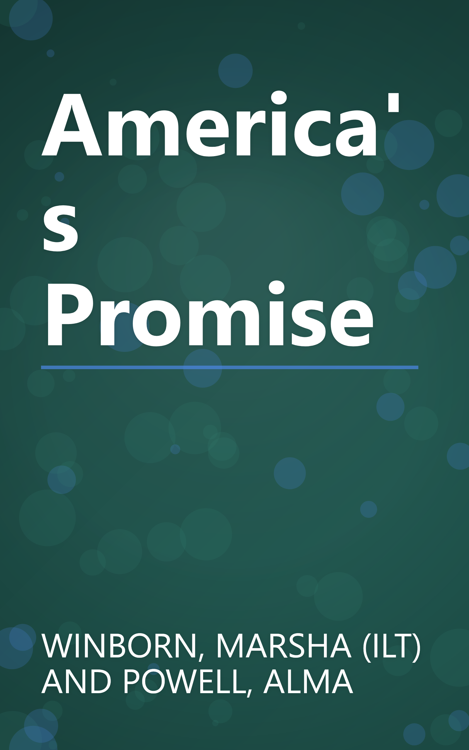 America's Promise book cover