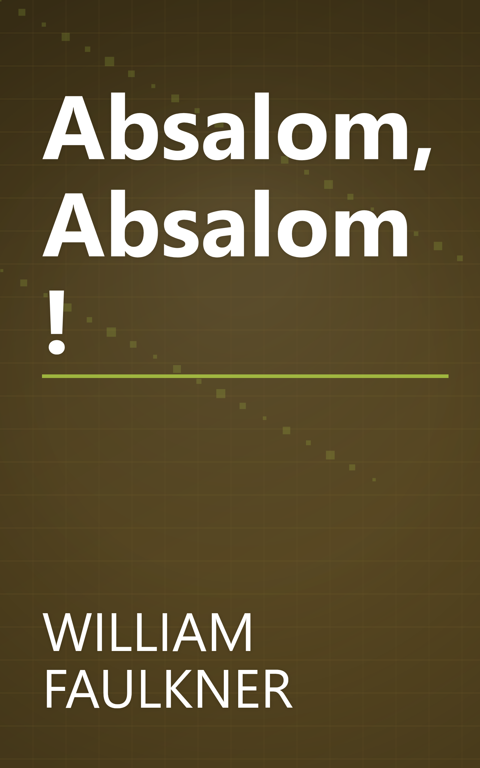 Absalom, Absalom! book cover