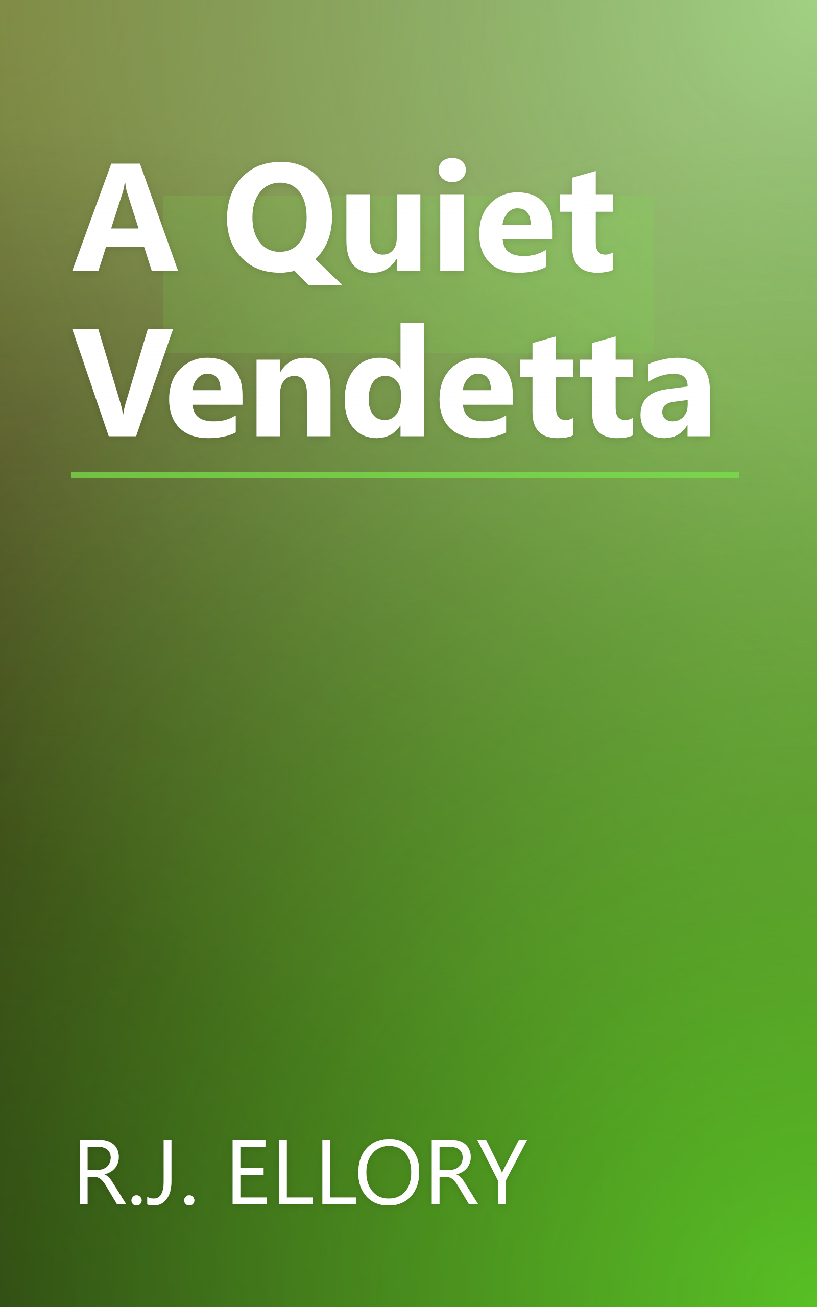 A Quiet Vendetta book cover