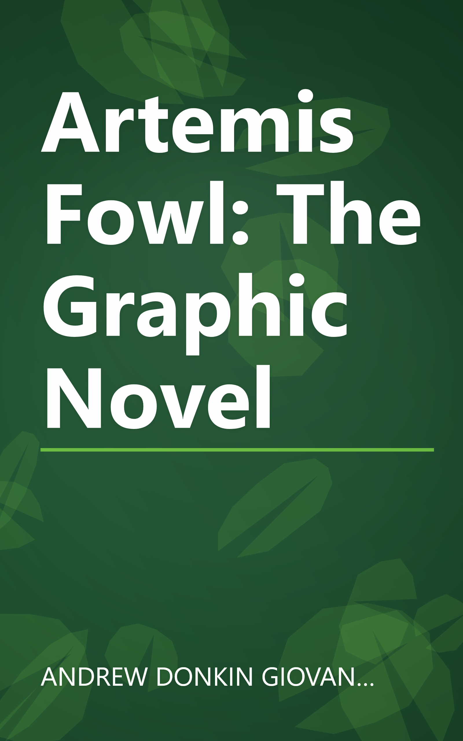 Artemis Fowl: The Graphic Novel book cover