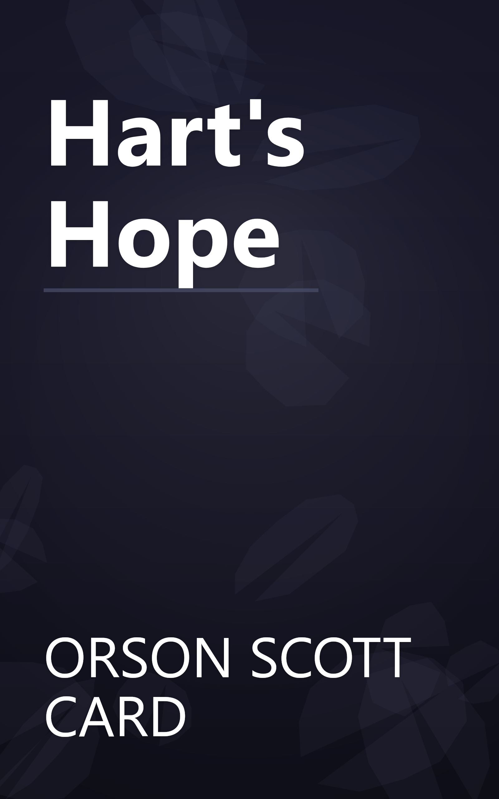 Hart's Hope book cover