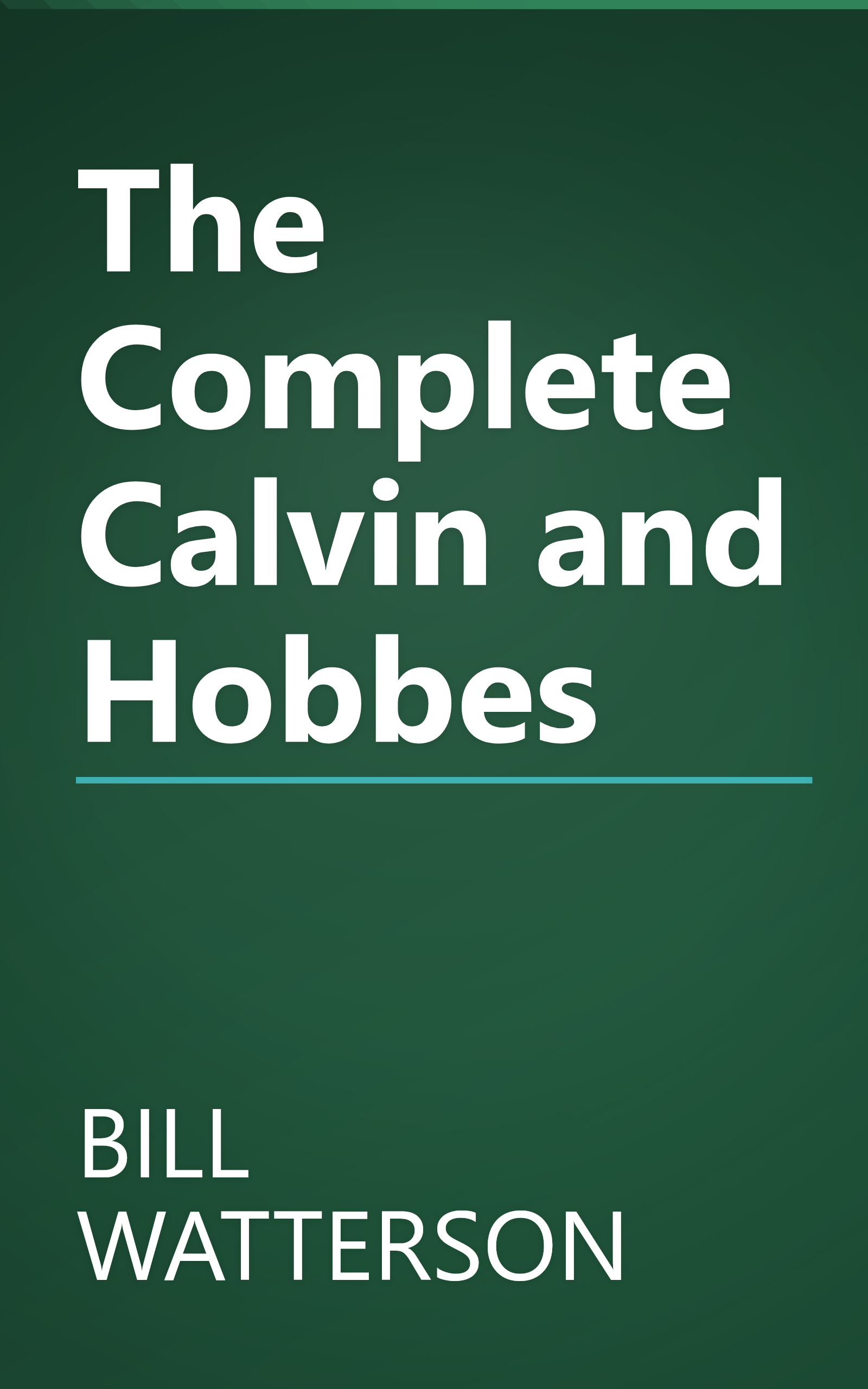 The Complete Calvin and Hobbes book cover