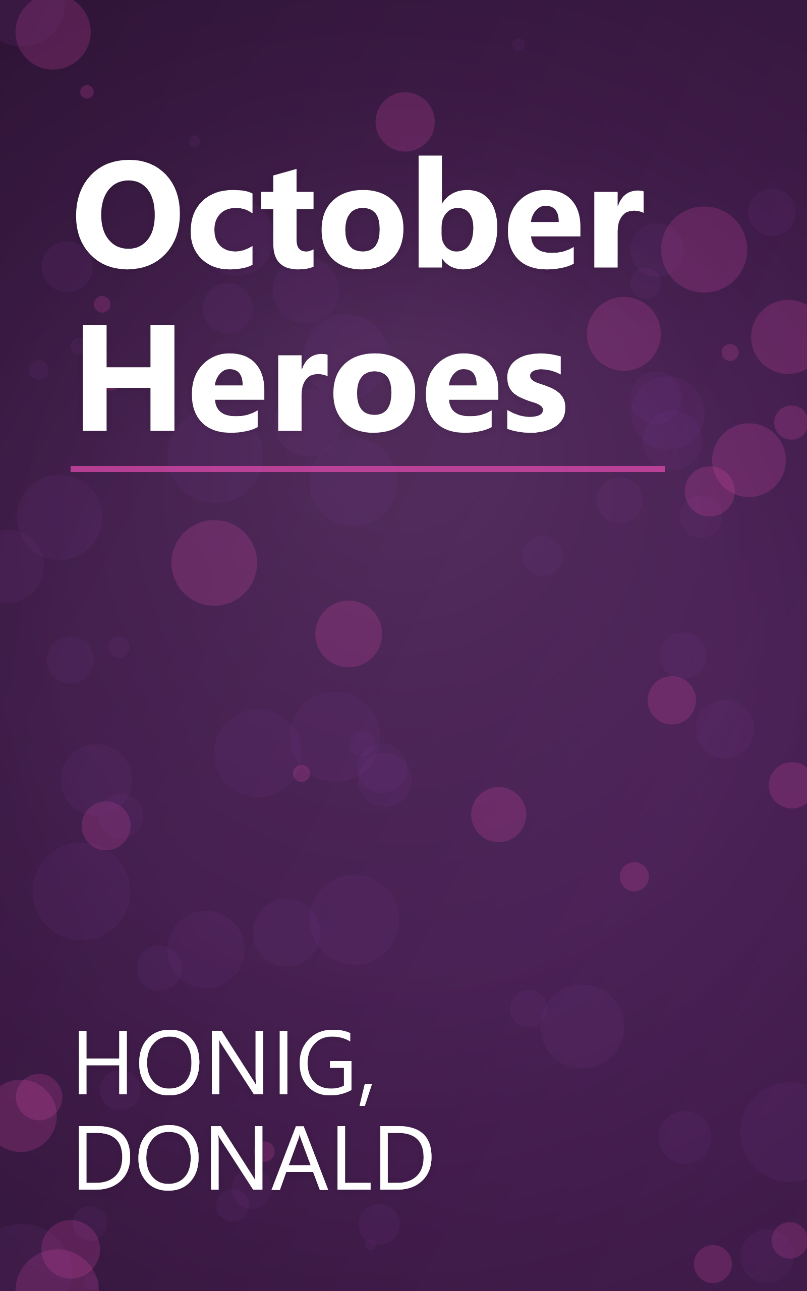 October Heroes book cover