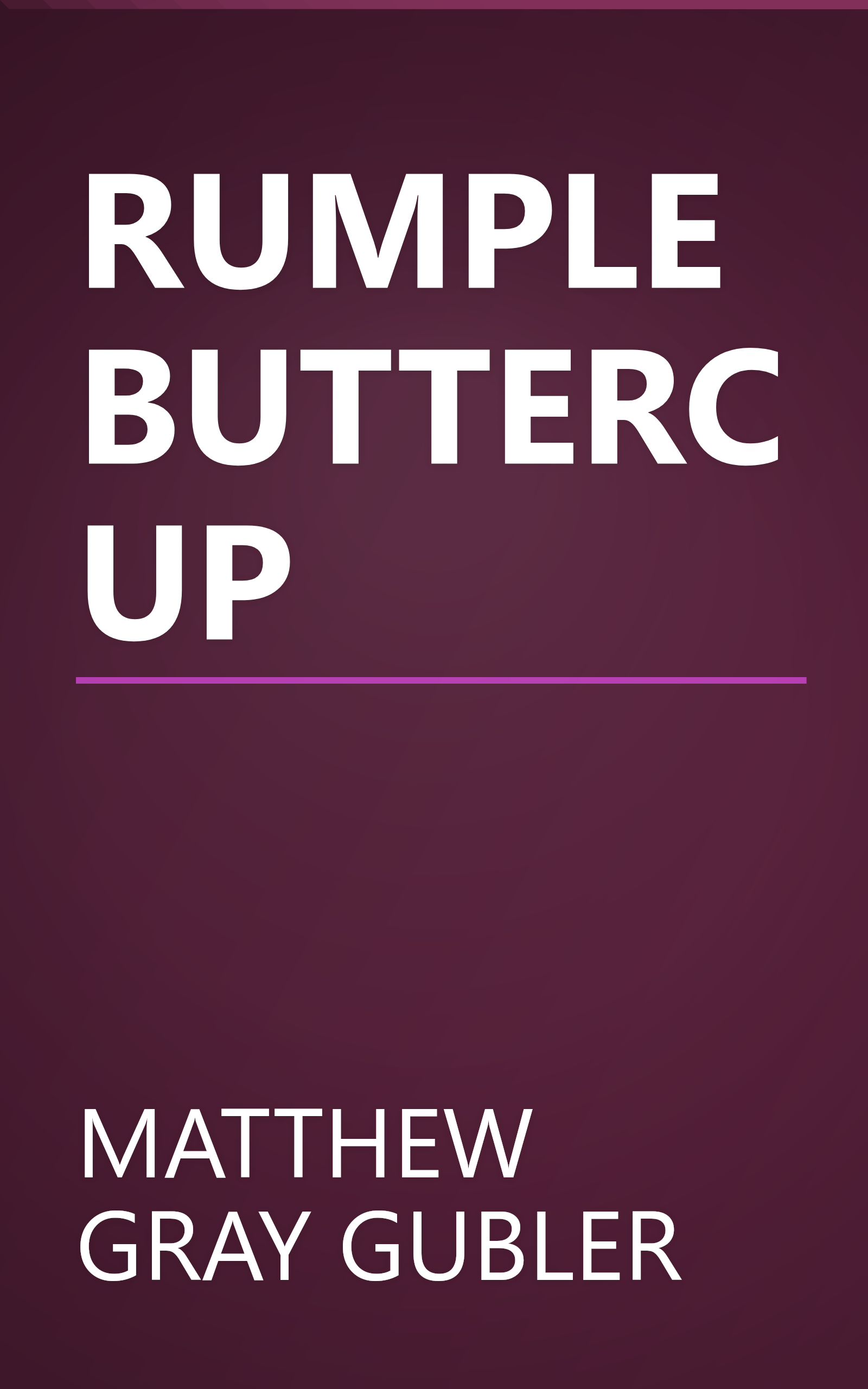 RUMPLE BUTTERCUP book cover