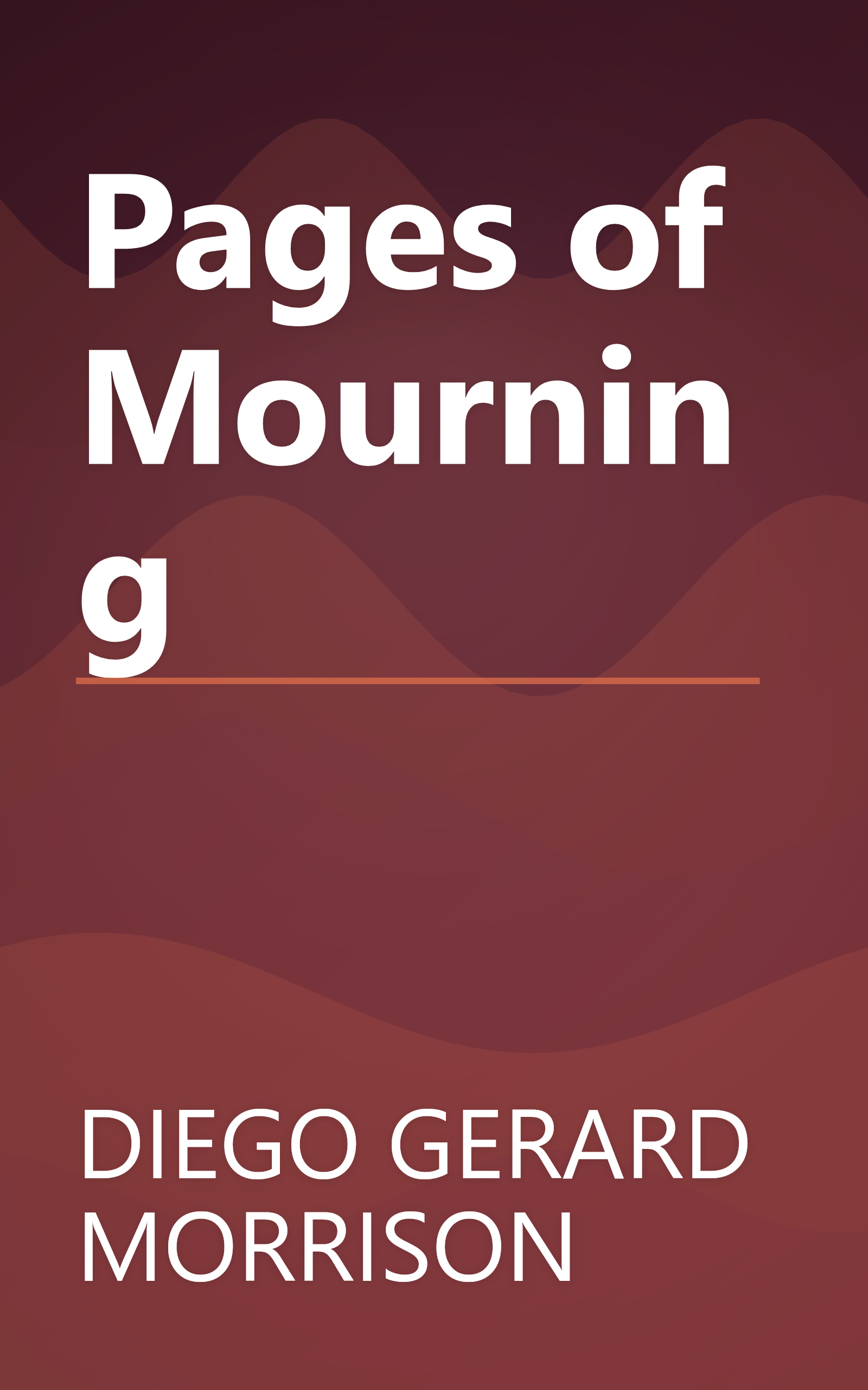 Pages of Mourning book cover