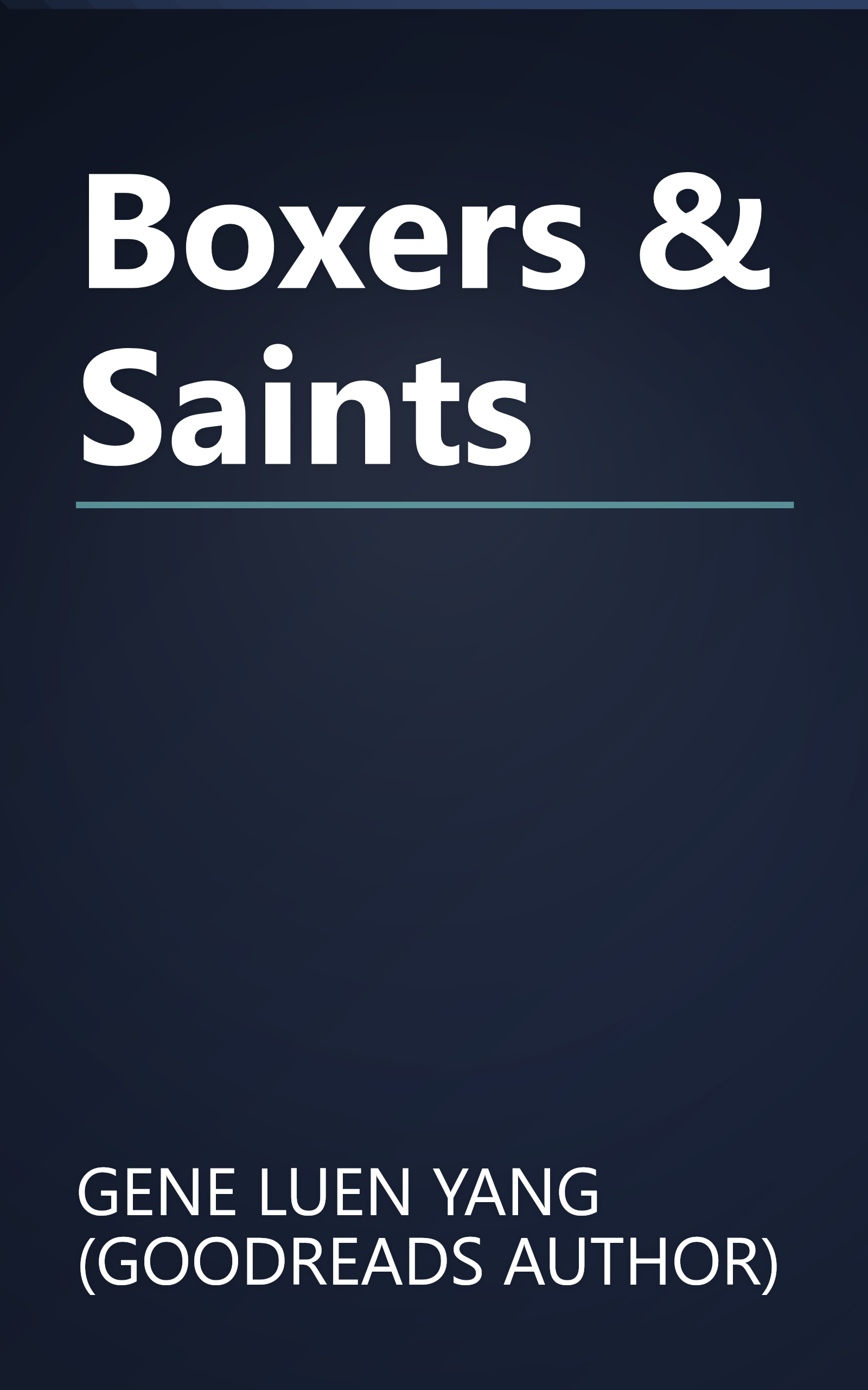 Boxers & Saints book cover